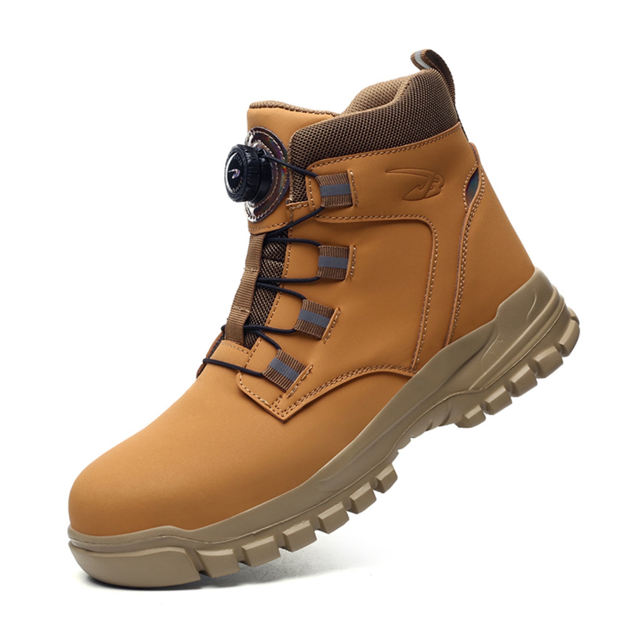 SKIUHS Men's Safety Steel Toe Work Boots – Breathable, Ankle Support ...