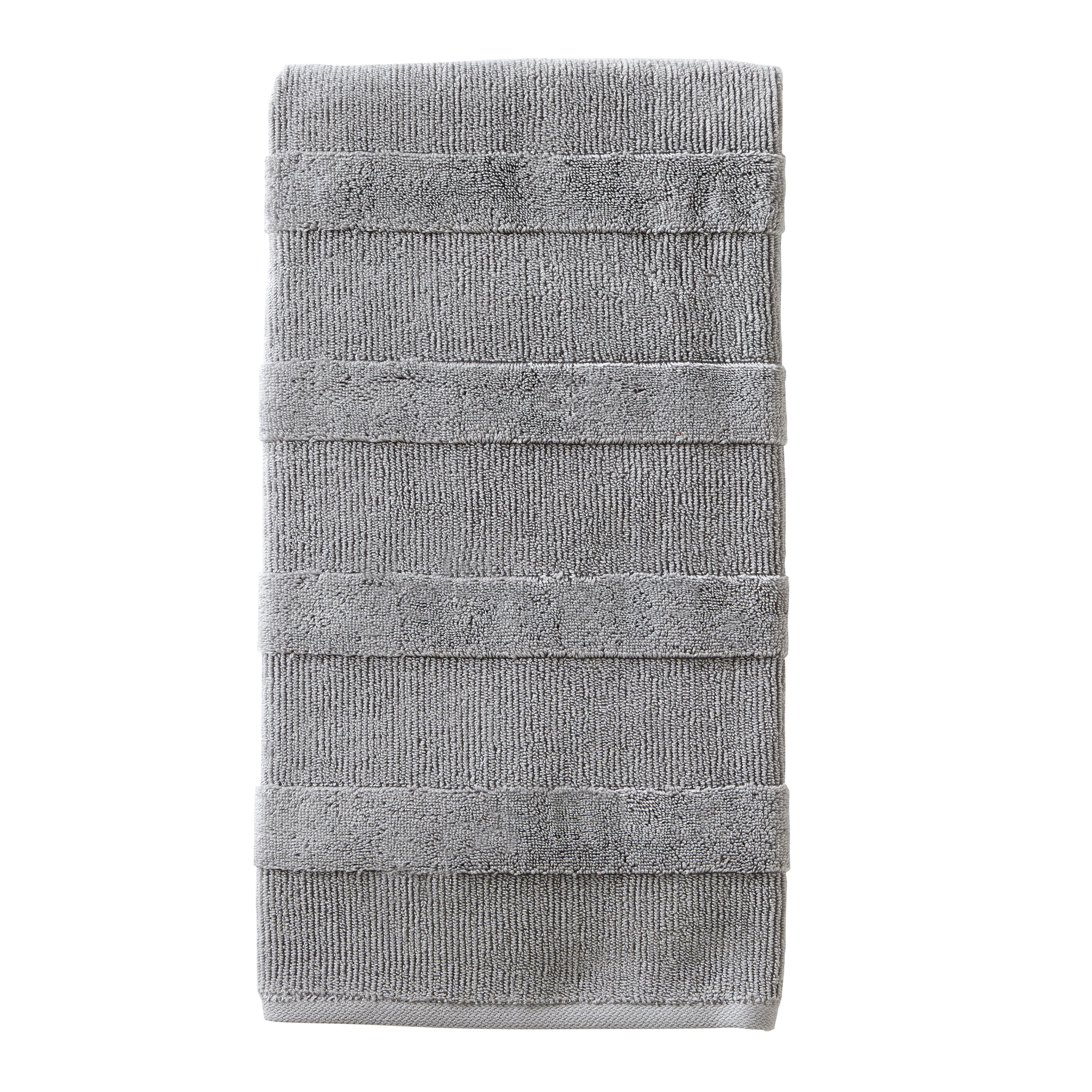 SKL Home Efrie Cotton Bath Towel - Gray 28 x 54 - Washable - Walmart.com