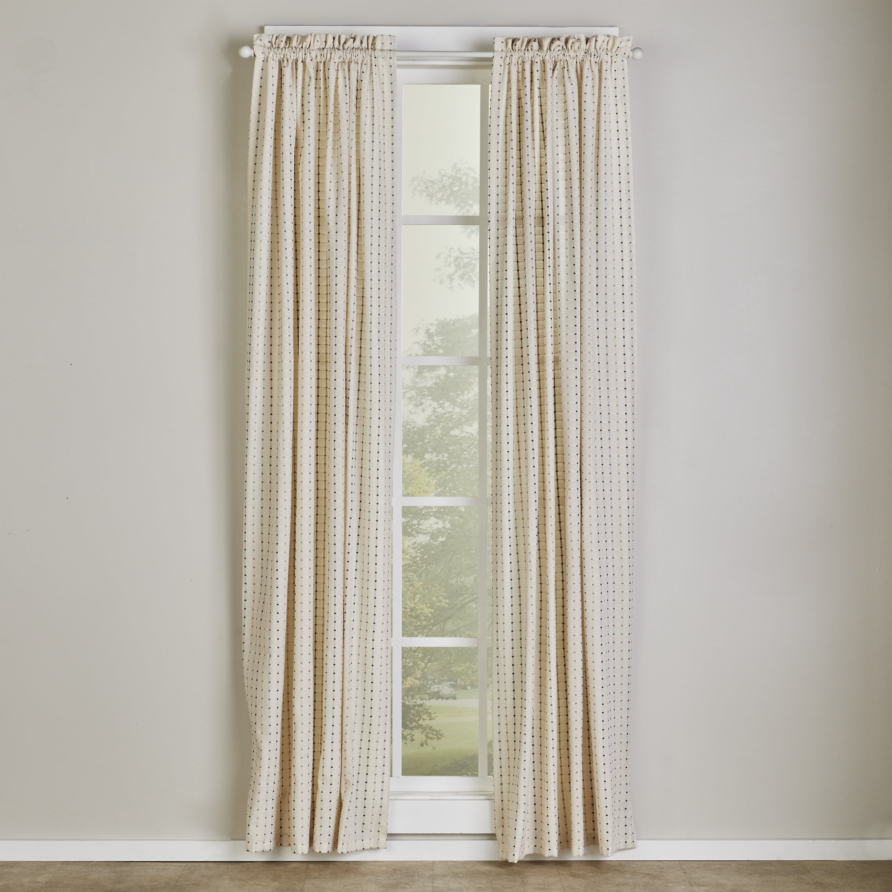 SKL Home Hopscotch Window Panel, Neutral - Walmart.com