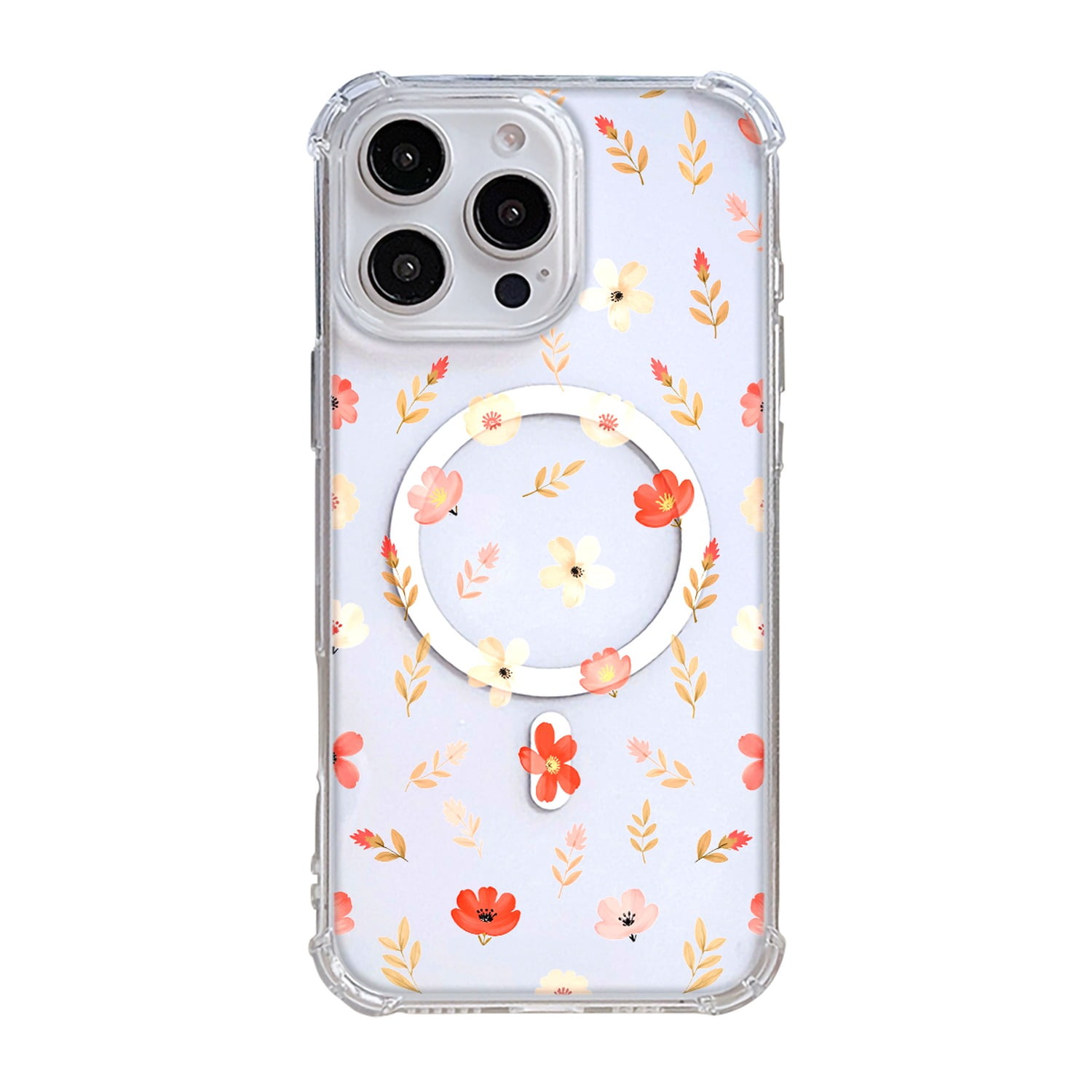 SKLYDDI Clear Spring Floral for iPhone 14 Pro Max Case - Pastel ...