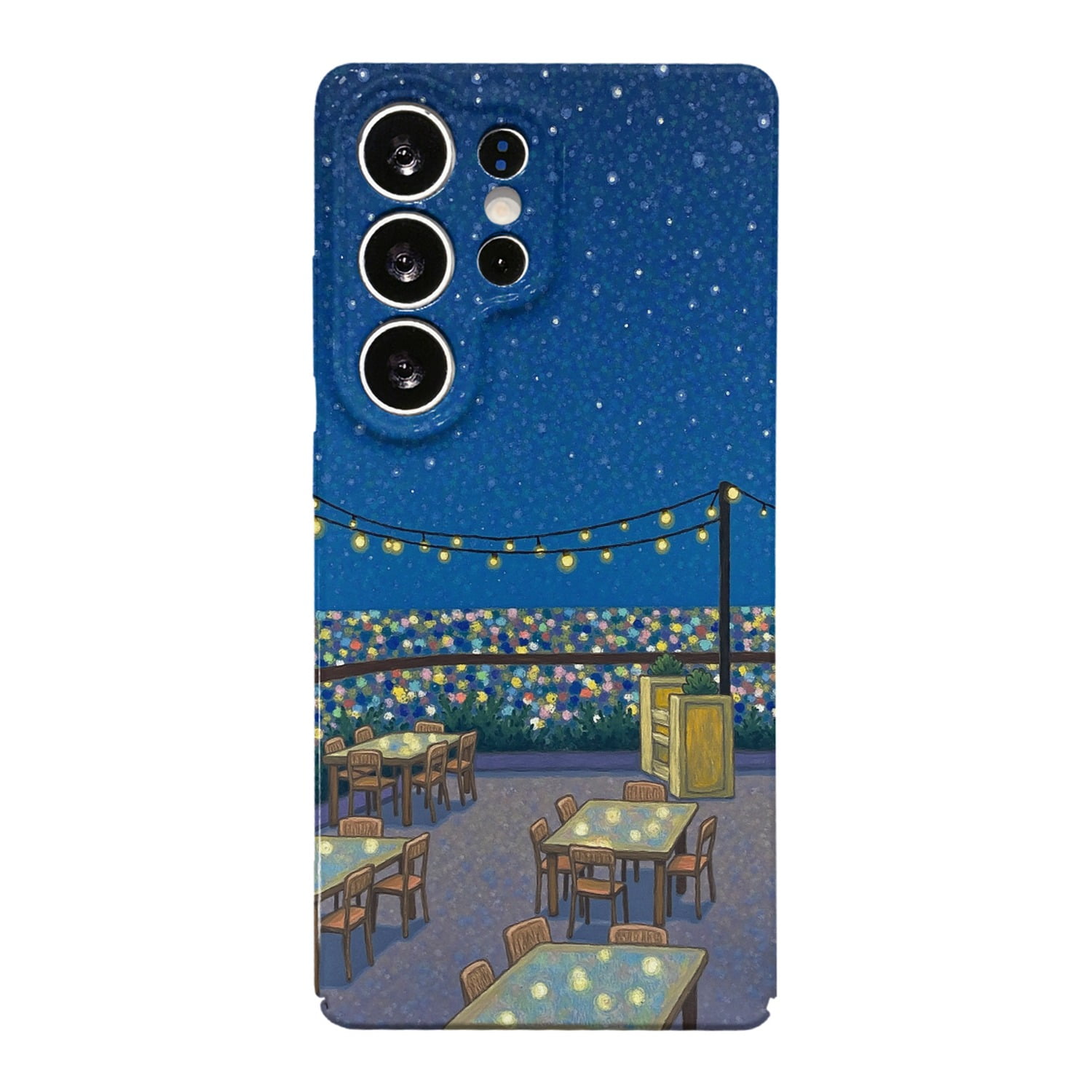 SKLYDDI Multicolor Calm Nighttime Rooftop for Galaxy S21+ 5G Case ...