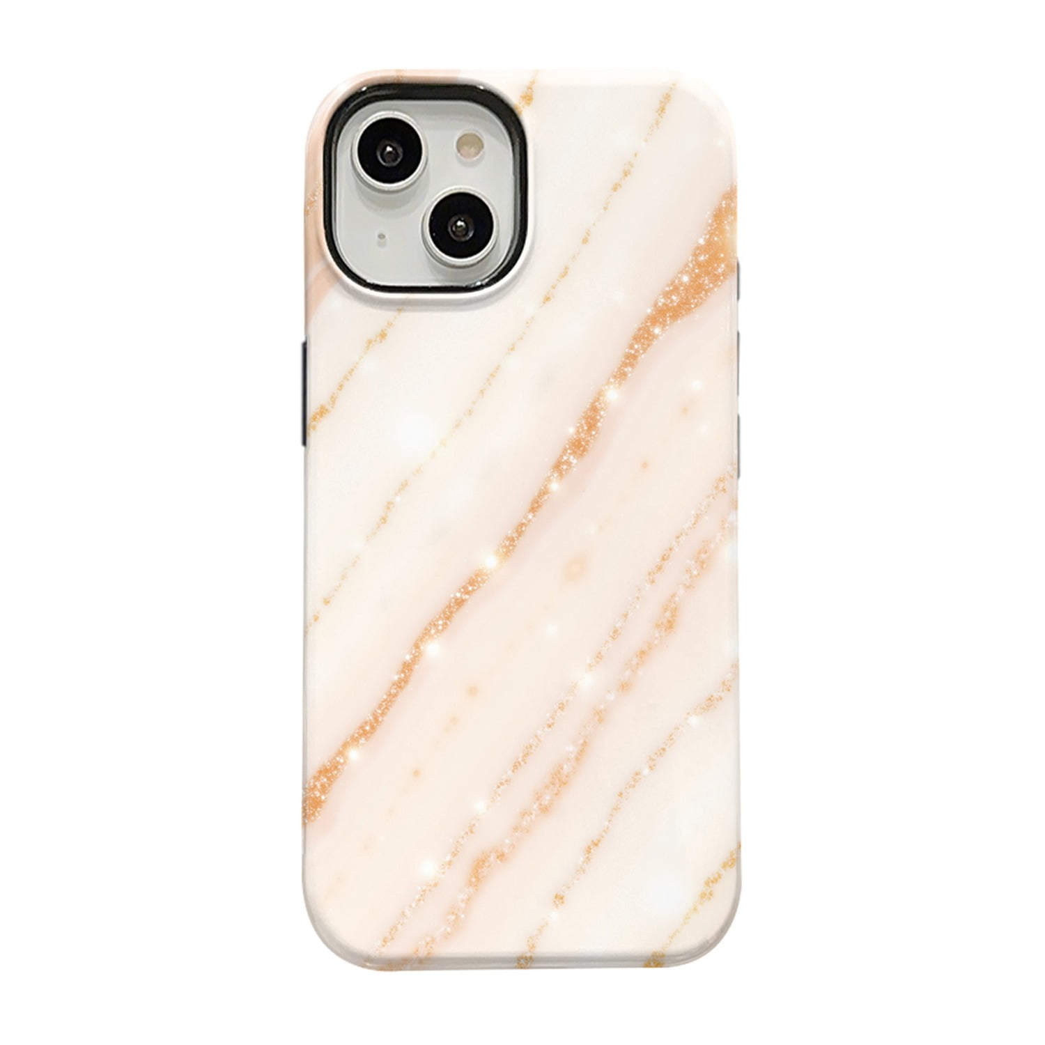 SKLYDDI Multicolor Minimalist Marble for iPhone X Case - Shimmering ...