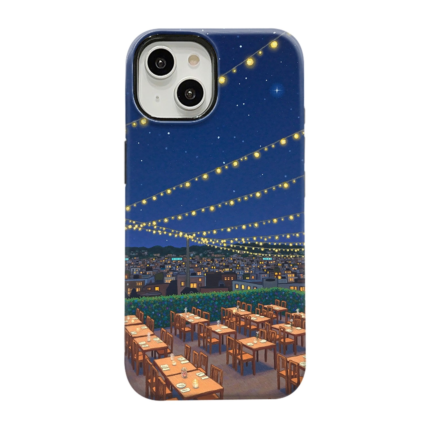 SKLYDDI Multicolor Nighttime Rooftop Dinner Party for iPhone 15 Pro ...