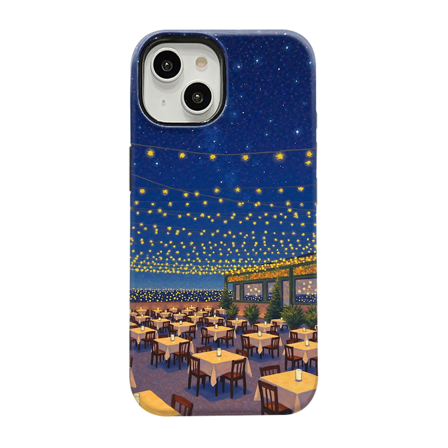 SKLYDDI Multicolor Romantic Rooftop Scene for iPhone 11 Pro Max Case ...