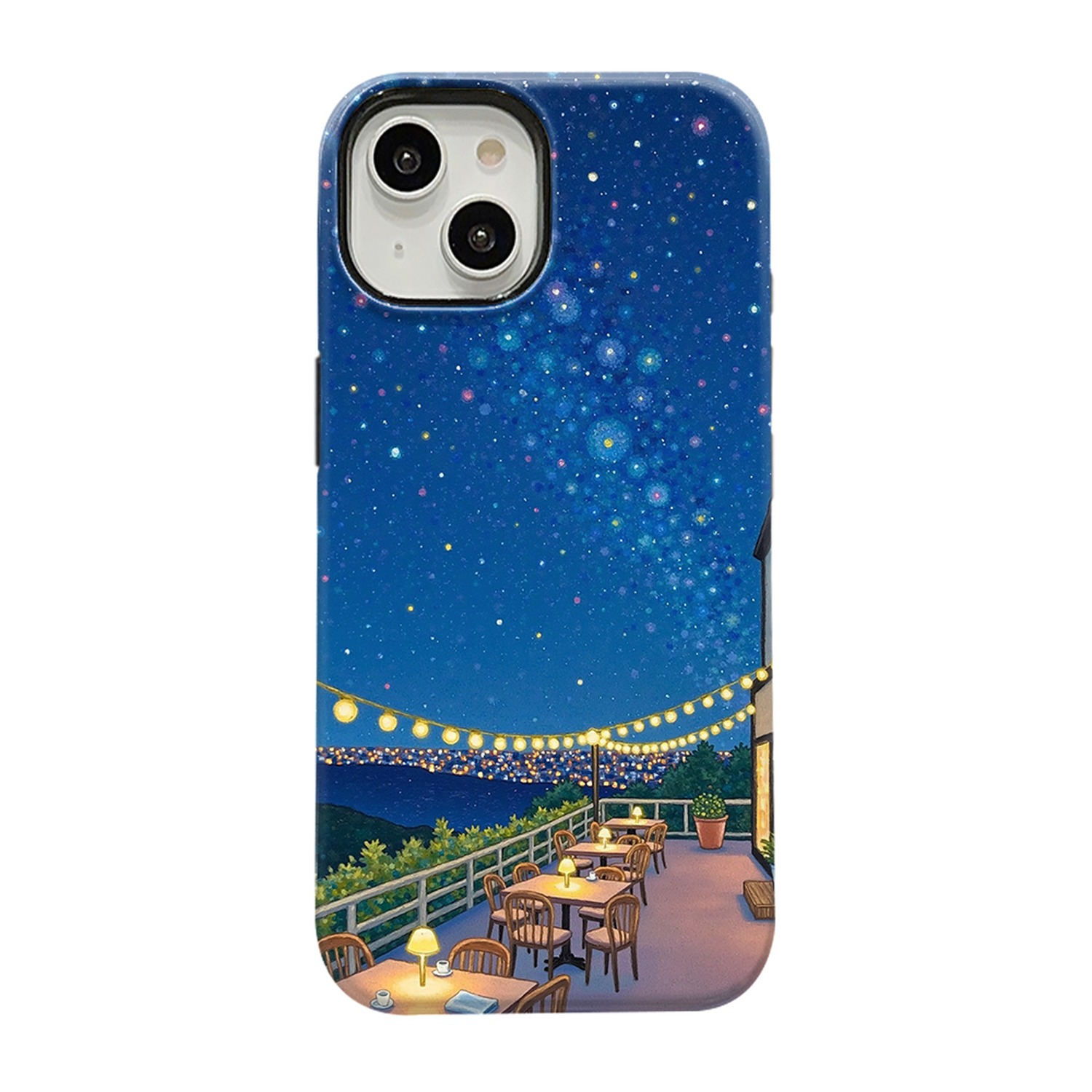 SKLYDDI Multicolor Serene Starry Night for iPhone 12 Pro Max Case ...