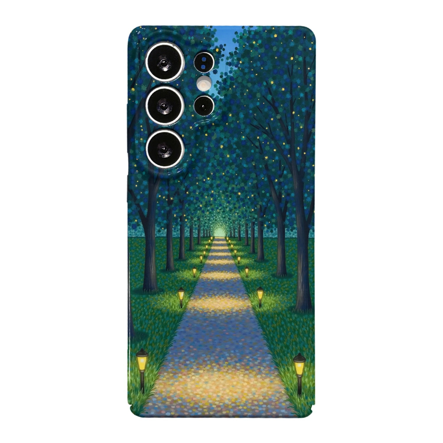 SKLYDDI Multicolor Tranquil Night Scene for Samsung Galaxy A24 4G Case ...