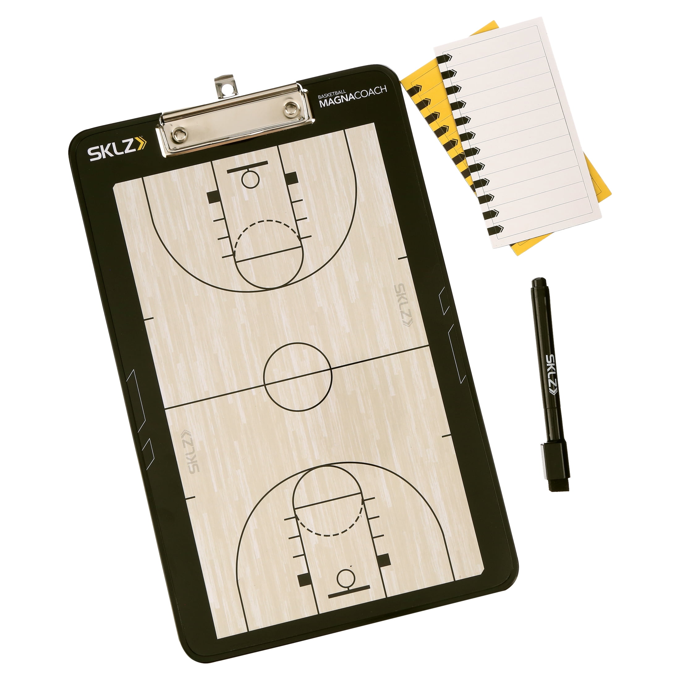 SKLZ Basketball Magnacoach with Magnetic Tiles, Dry-Erase Marker, and ...