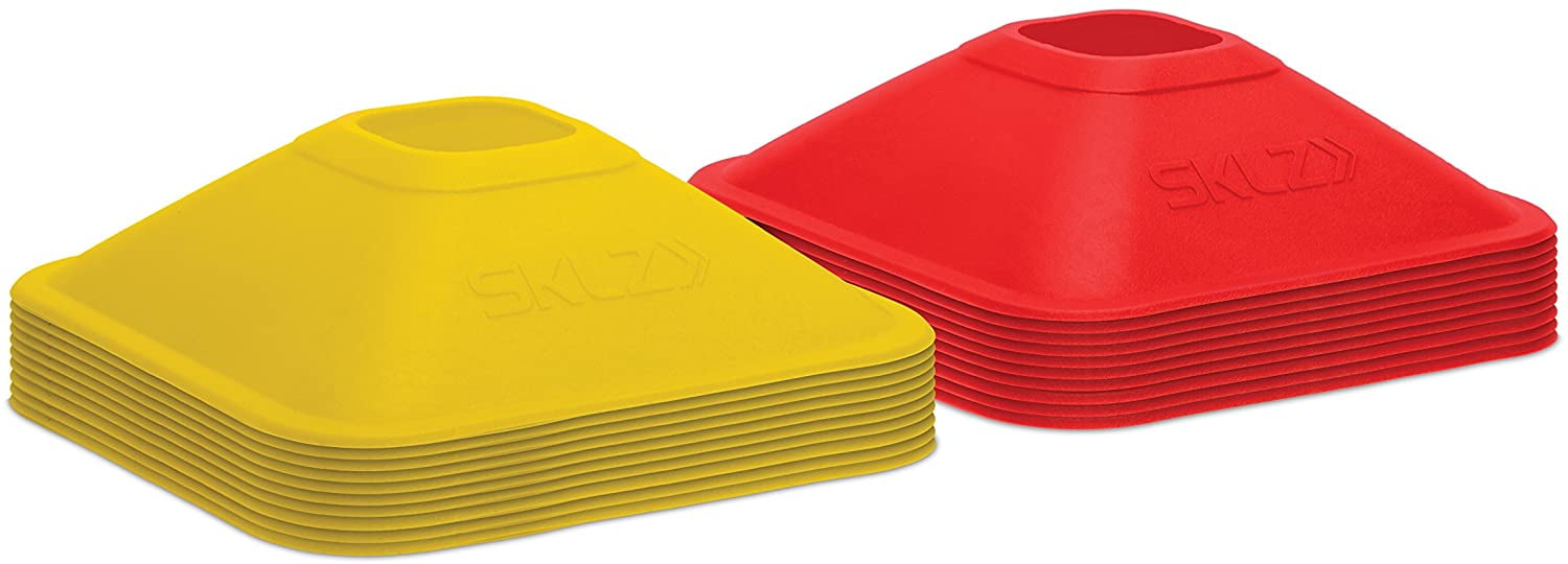 SKLZ Mini Cones for Agility Training, Pack of 20 Durable Polyethylene ...
