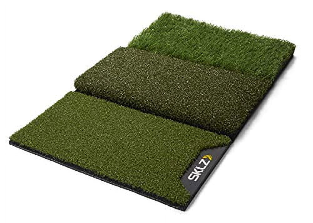SKLZ Pure Practice Golf Mat Training Aid Simulating Tee, Fairway and ...