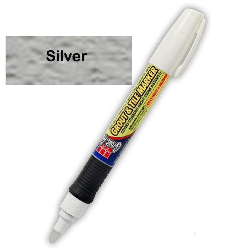 SKM Industries Grout Aide Marker - Fast Drying Silver - Walmart.com