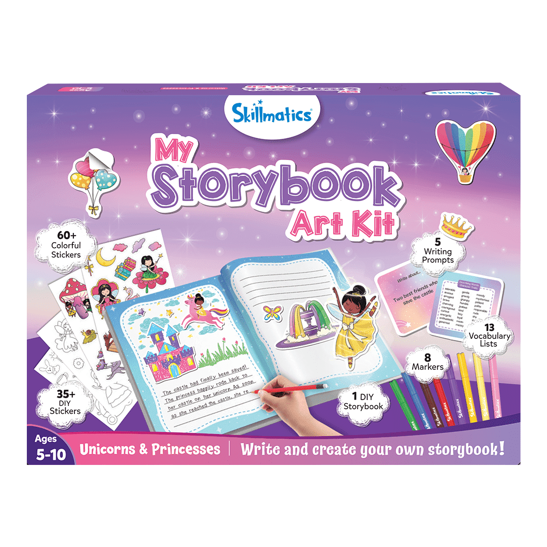 Skillmatics My Storybook Art Kit Unicorns and Princesses, DIY ...