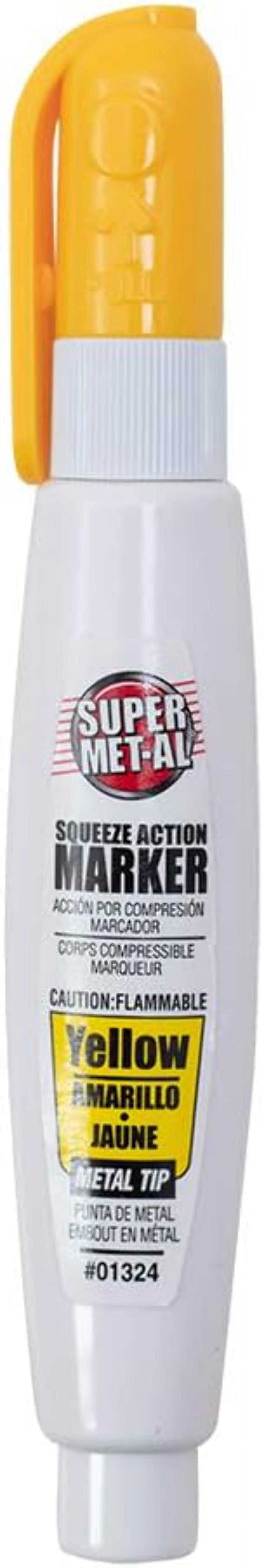 SKM Super Met-Al Squeeze Action Metal Tip Oil-Based Paint Markers ...
