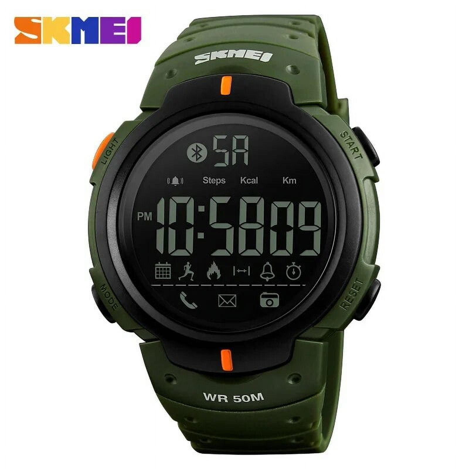 SKMEI 1301 Bluetooth Men Smart Watch Functions Sport Watches Reminder ...