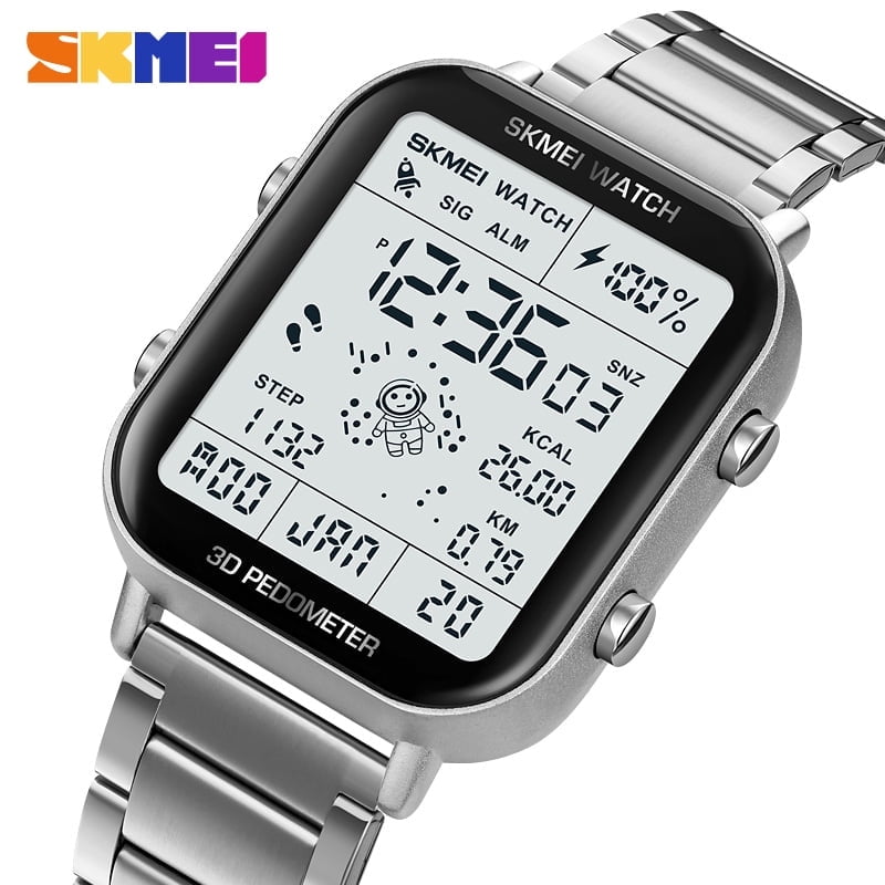 SKMEI 1888 Men Stop Watch Countdown Wristwatch Calendar Clock reloj ...