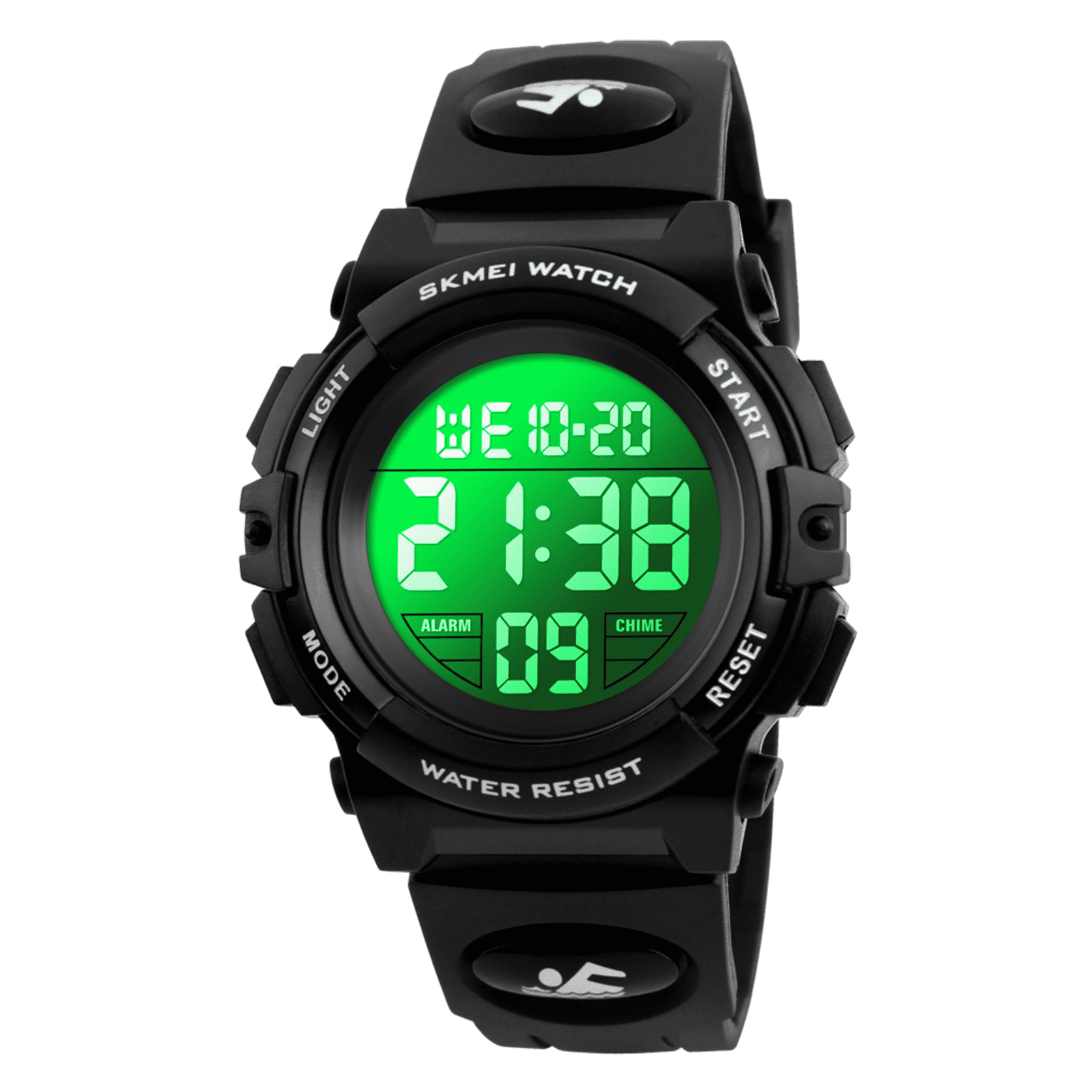 SKMEI Watch, Digital Sport Waterproof LED Watch with Alarm Stopwatch ...