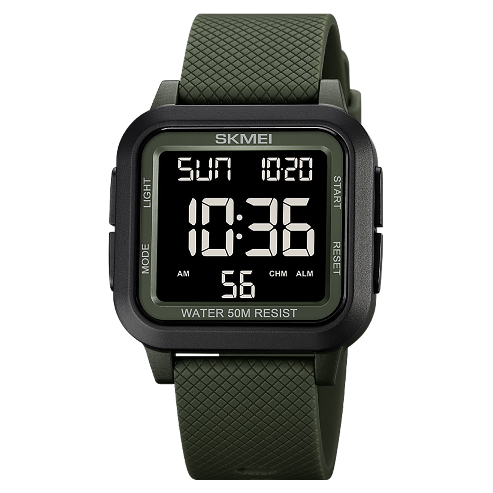 SKMEI Men Digital Sports Watch Ultra-Thin Large Face Waterproof Wrist ...