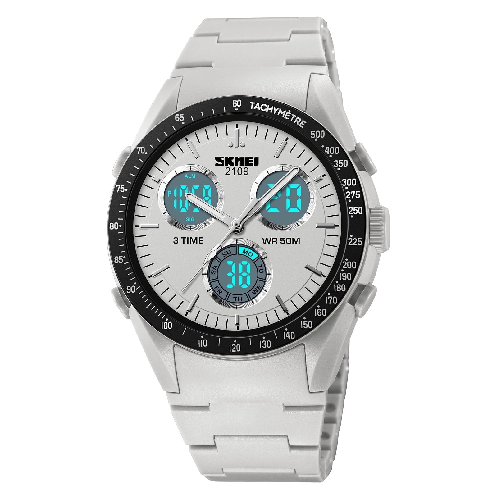 Explojoy Men's Military Sport Watch – Waterproof Analog-Digital Quartz ...