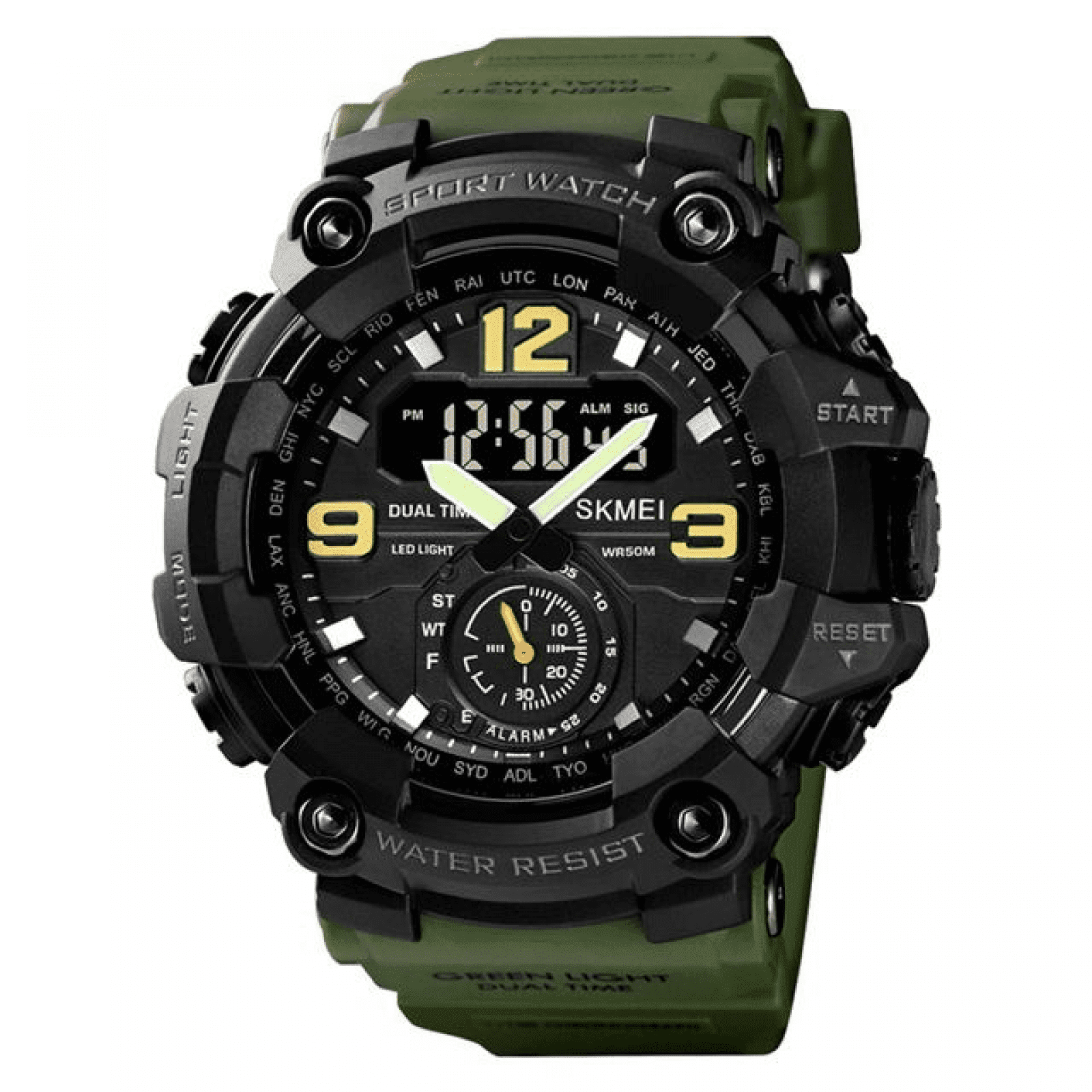 SKMEI Men's Watches Multi Function Sports Outdoor Waterproof Military ...