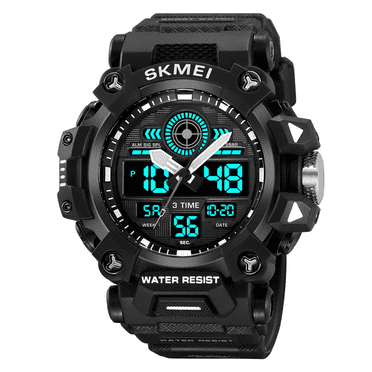 SKMEI Men's Military Watch, Digital & Water Resistant Sports Watch with ...