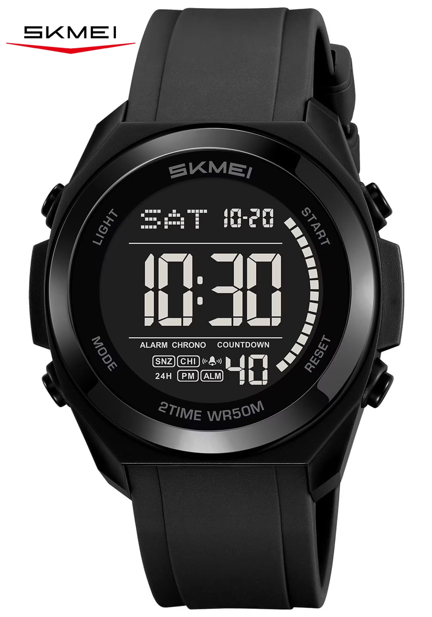 SKMEI Mens Digital Watch, Sport Military Watches for Men Waterproof LED ...