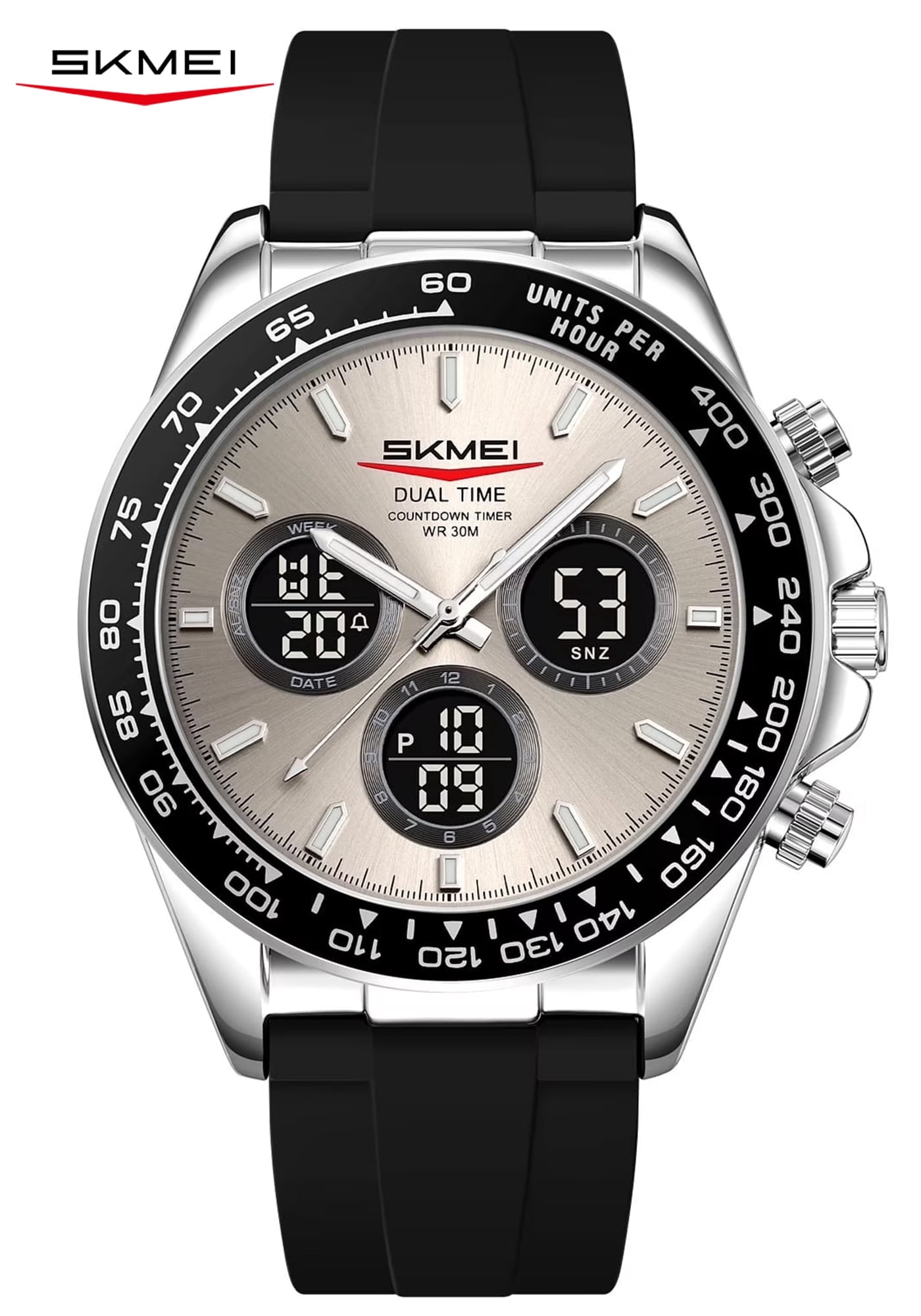 SKMEI Mens Digital Watch Sports Military Waterproof Wristwatch Outdoor ...