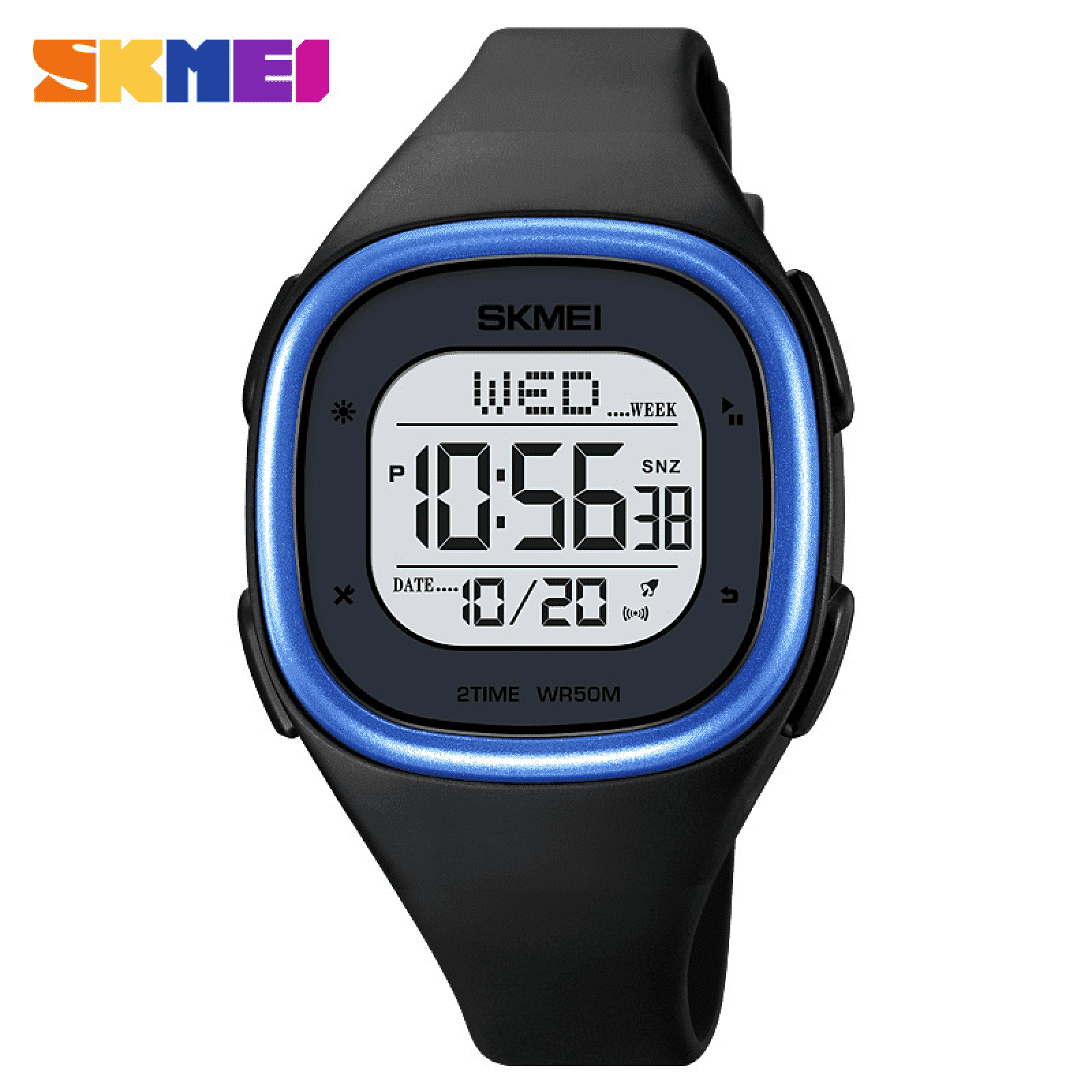 SKMEI Mens Digital Watch Waterproof Wrist Watch for Women Sport Watch ...
