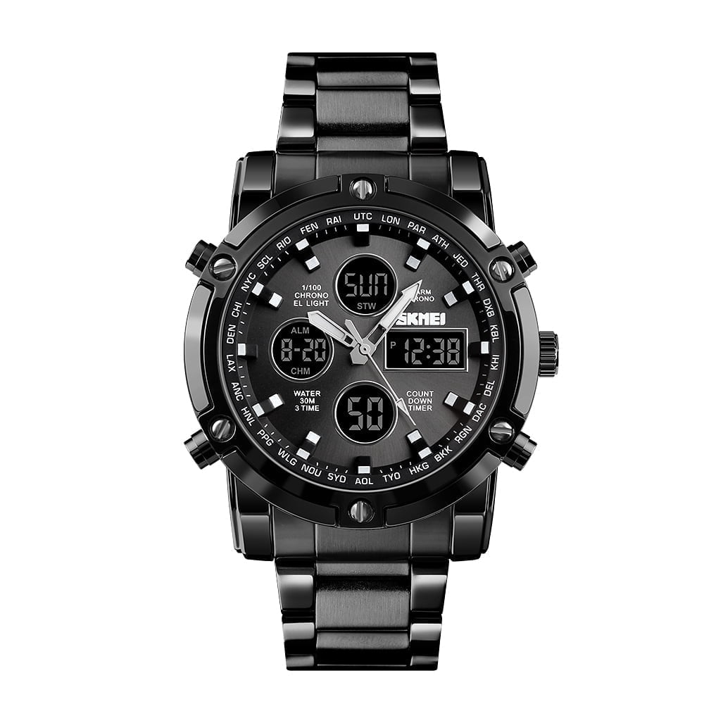 SKMEI Mens Wrist Watch, Waterproof Military Analog Digital Watches with ...