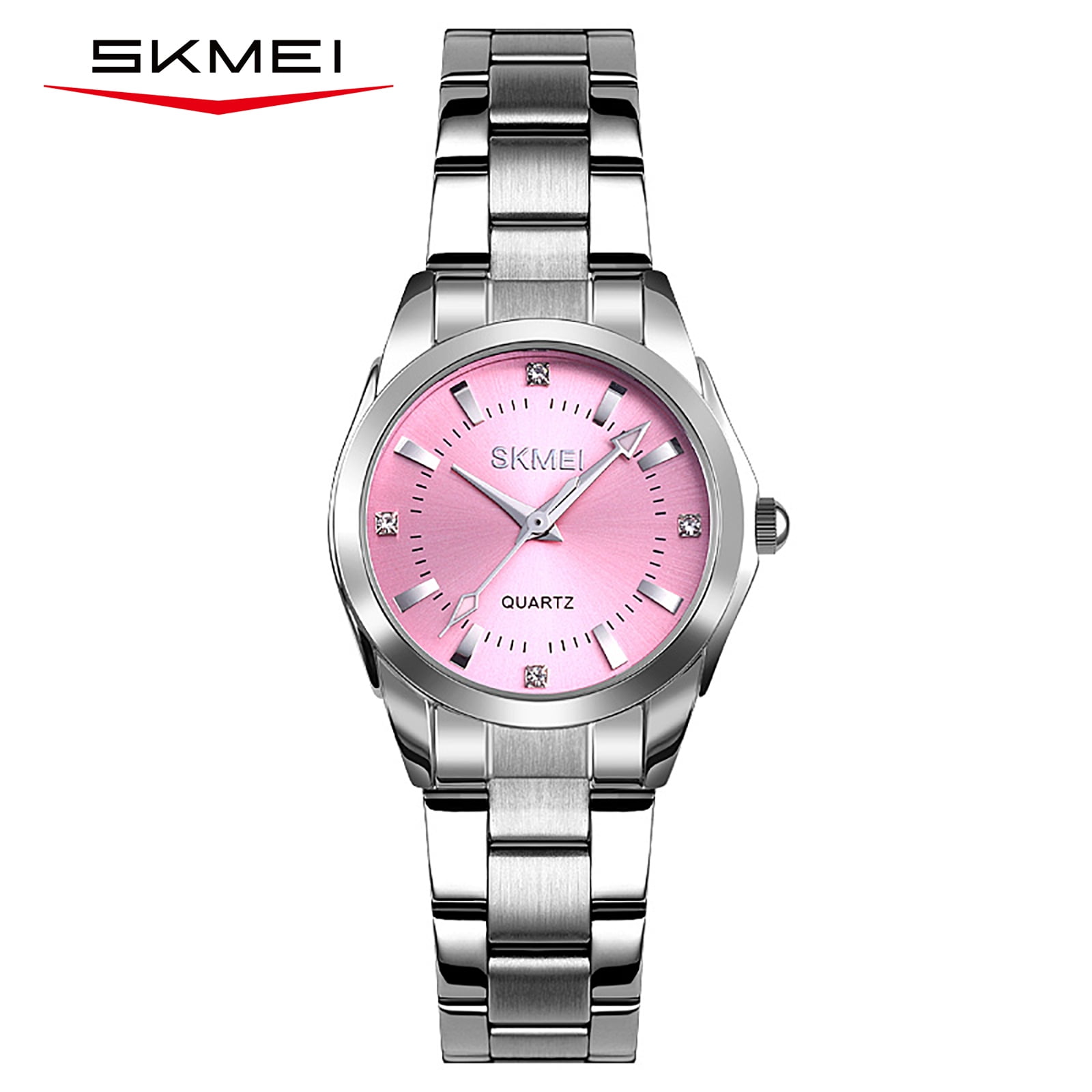 SKMEI Watches for Women Analog Quartz Stainless Steel Watches Fashion ...