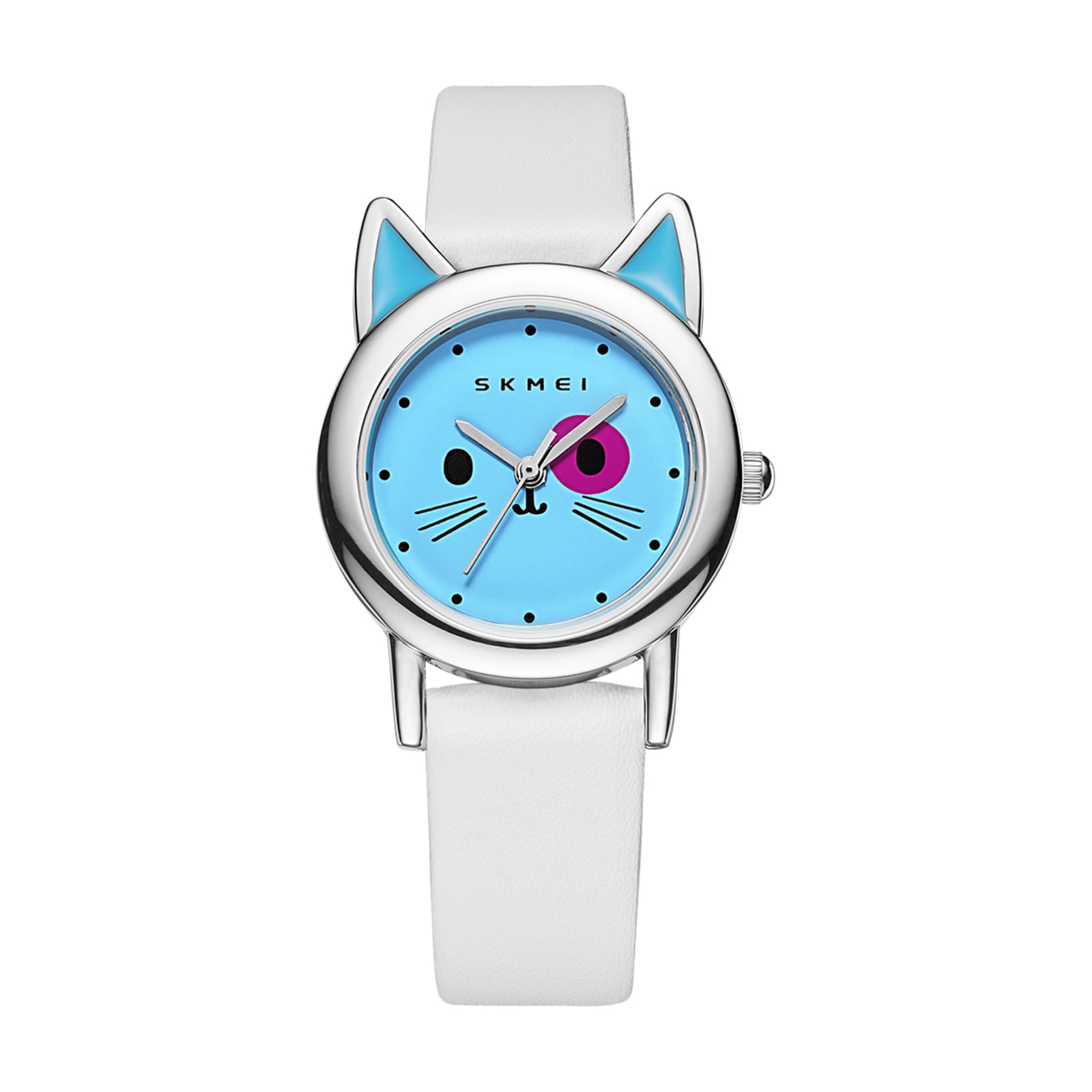 SKMEI Women's Watch, Leather Elegant Wrist Watch for Women Lady ...