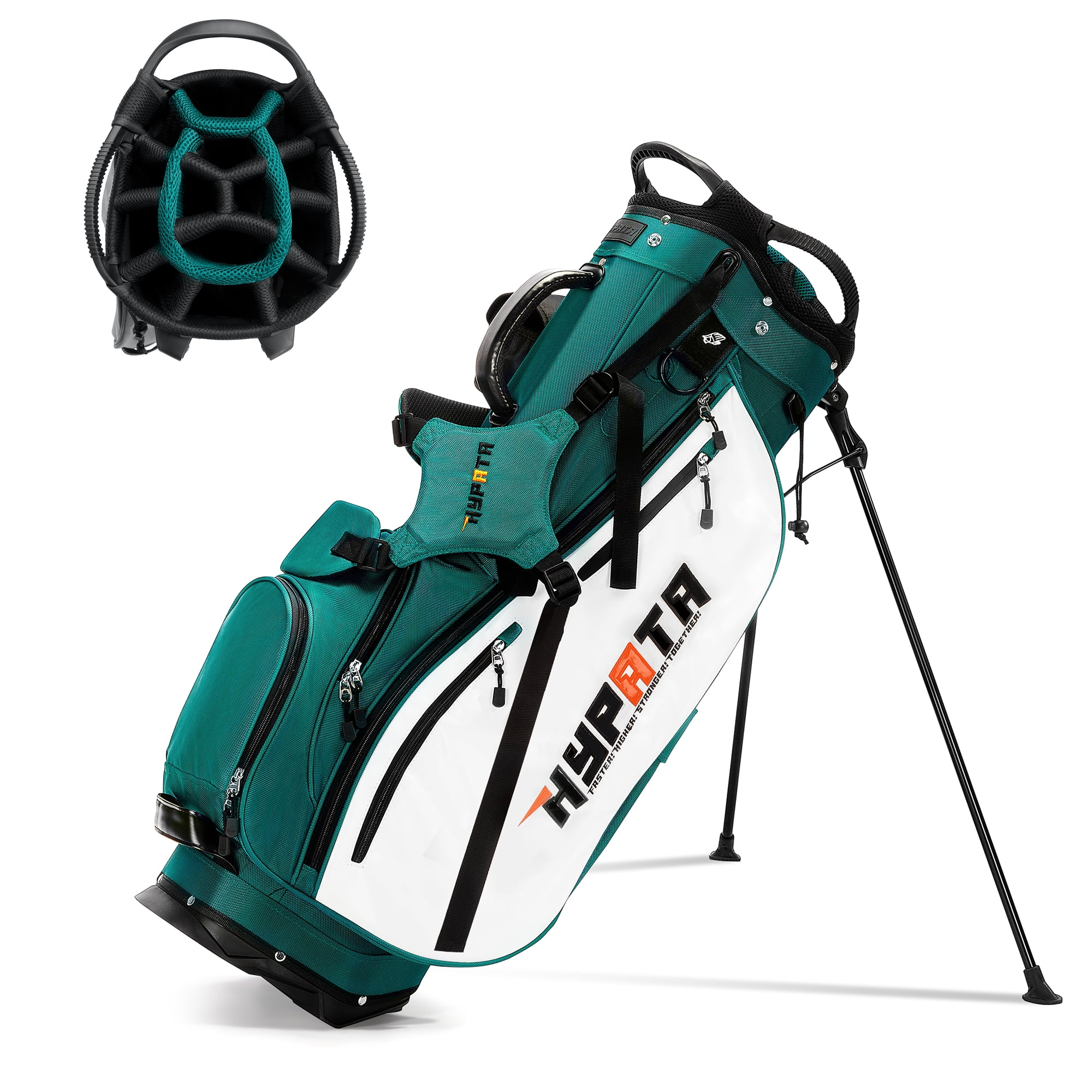 SKOK, 14-Slot Stand Golf Bag, Waterproof Fabric, 8 Pockets - Walmart.com