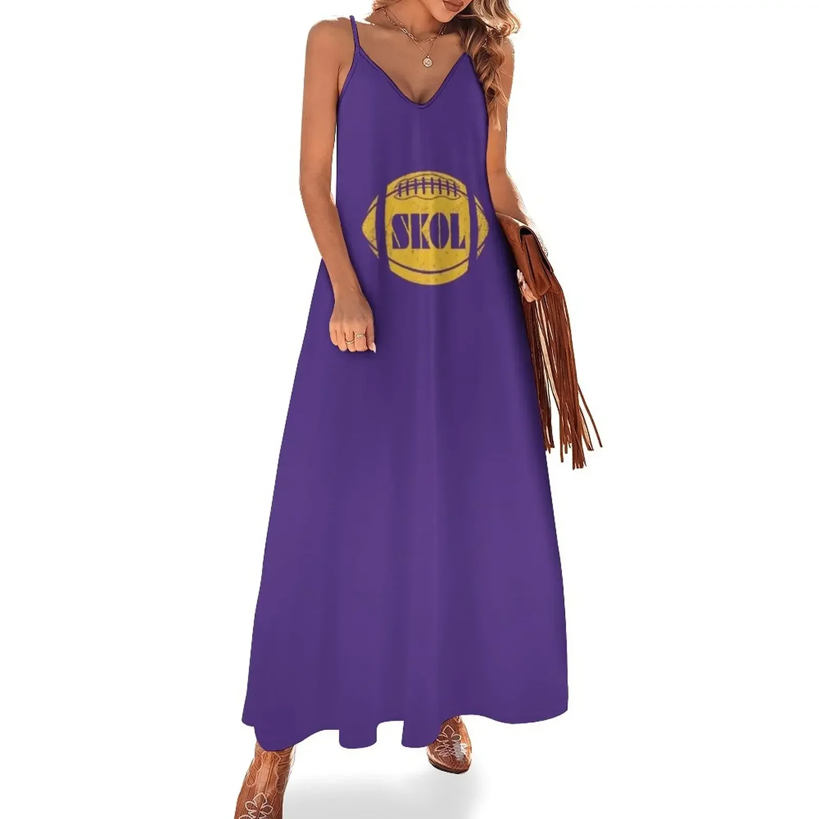 SKOL Retro Football - Purple Sleeveless Dress Cocktail of dresses ...