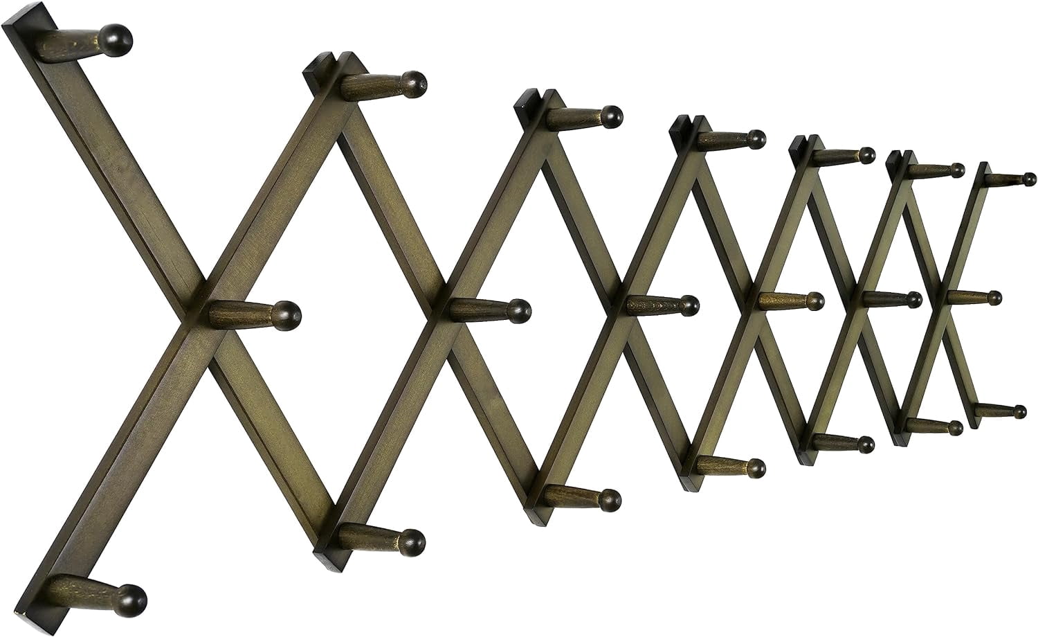 SKOLOO Accordion Wall Hanger, Modern Expandable Coat Rack Wall Mounted ...