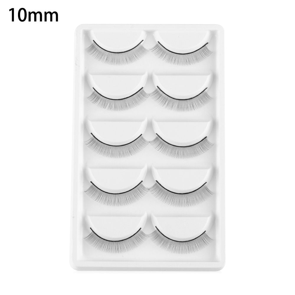 SKONHED 5 Pairs Sexy Beauty Salon Natural Long Training Eyelashes ...