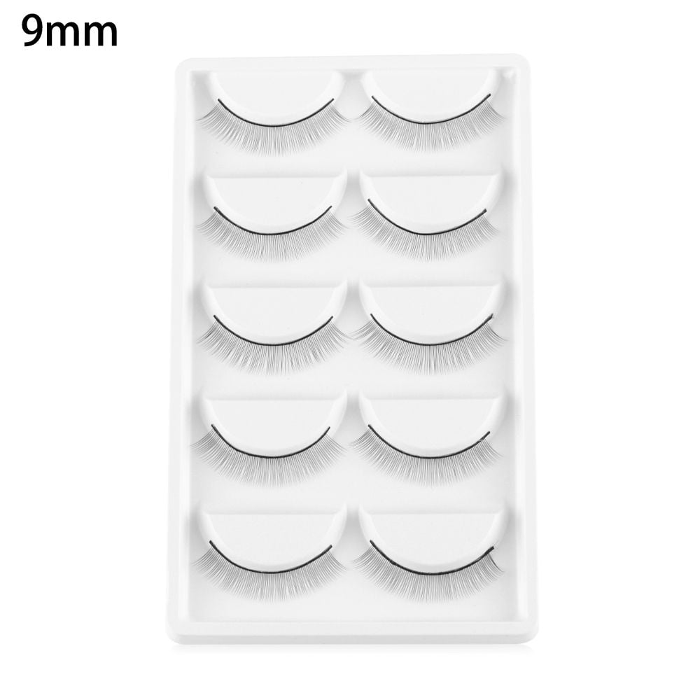 SKONHED 5 Pairs Sexy Beauty Salon Natural Long Training Eyelashes ...