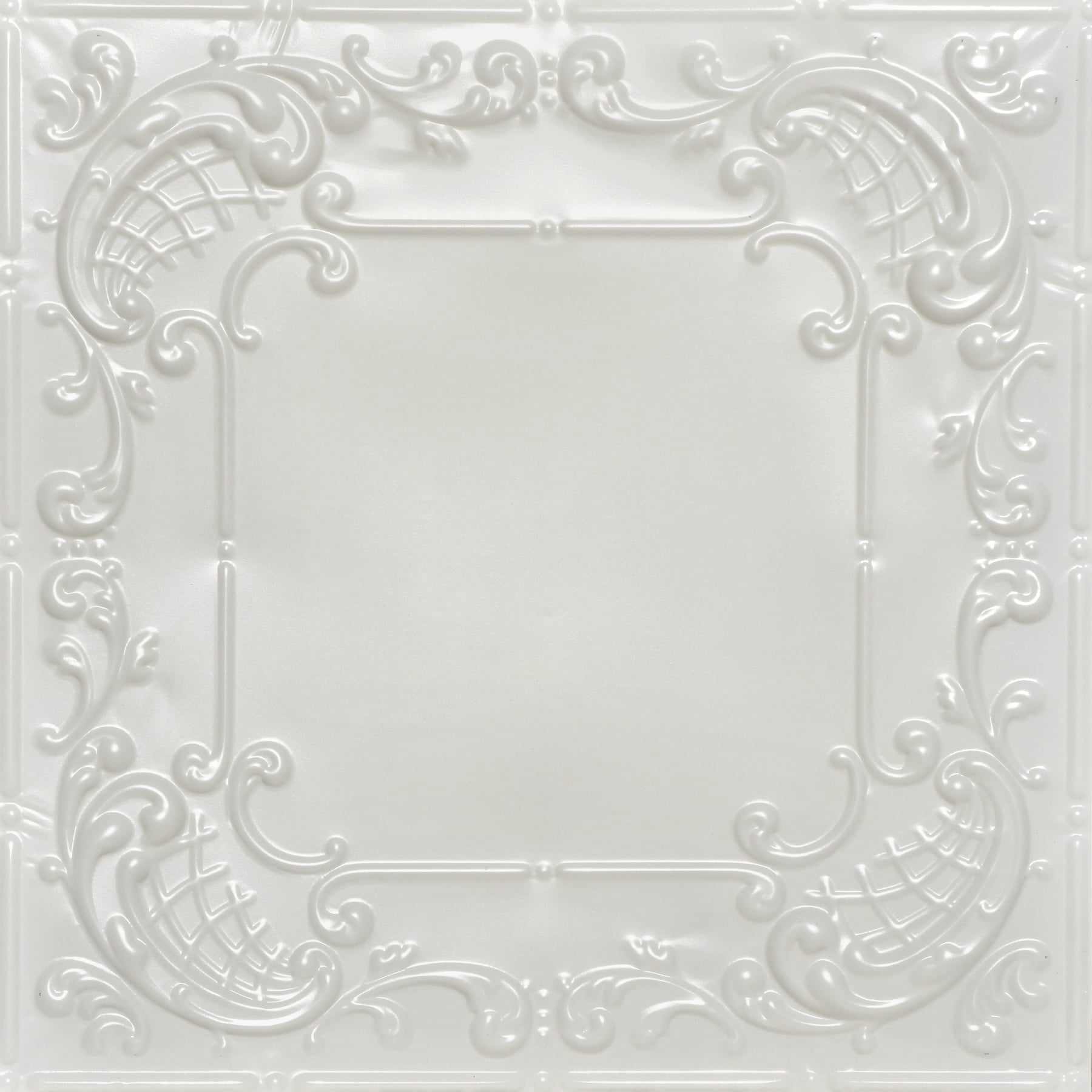SKPC515 - Tin Plated Drop-In Ceiling Tile in Eggshell White (48 Sq.ft ...