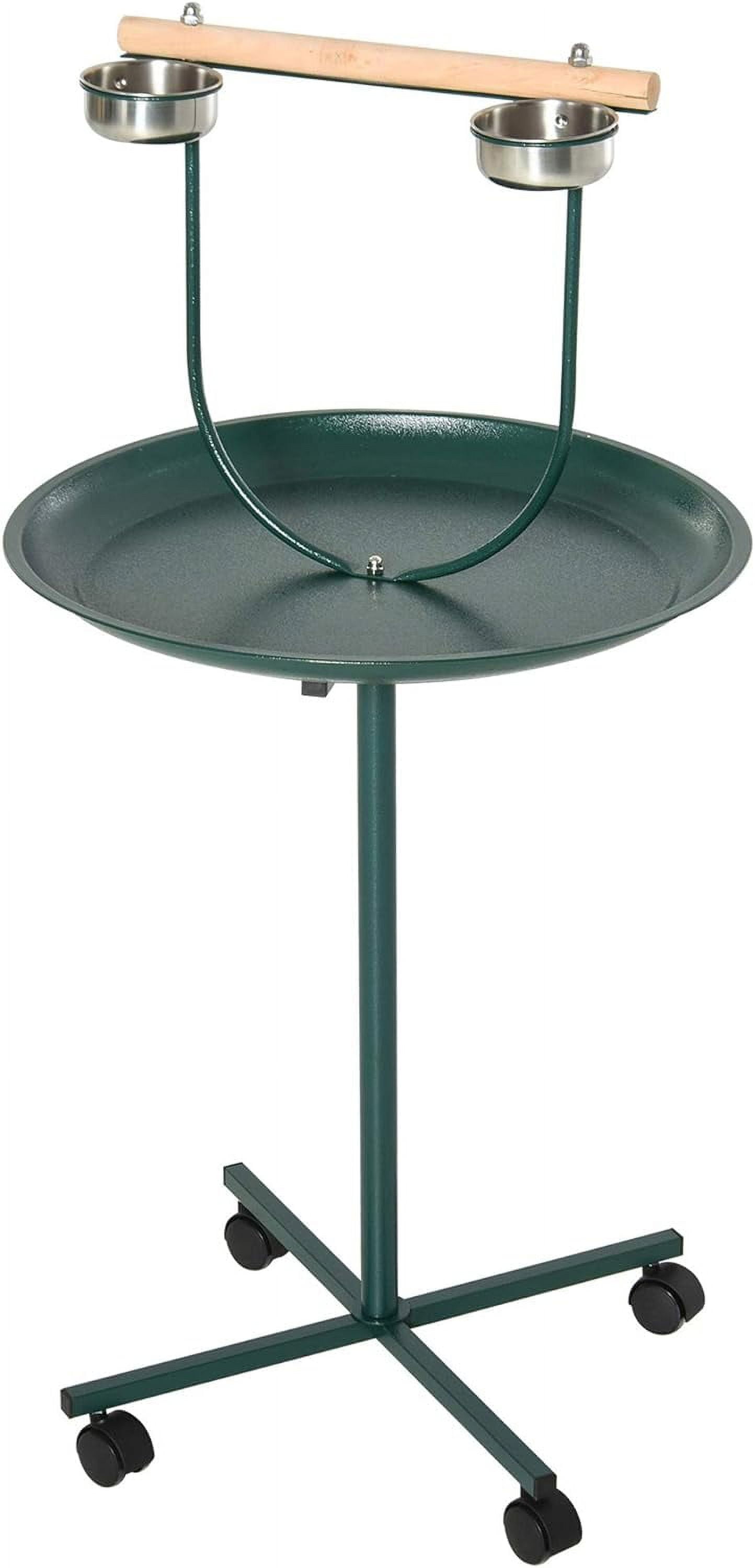 SKPYX 49-Inch Bird Play Stand with Wheels - Green - Ideal for Parrots ...
