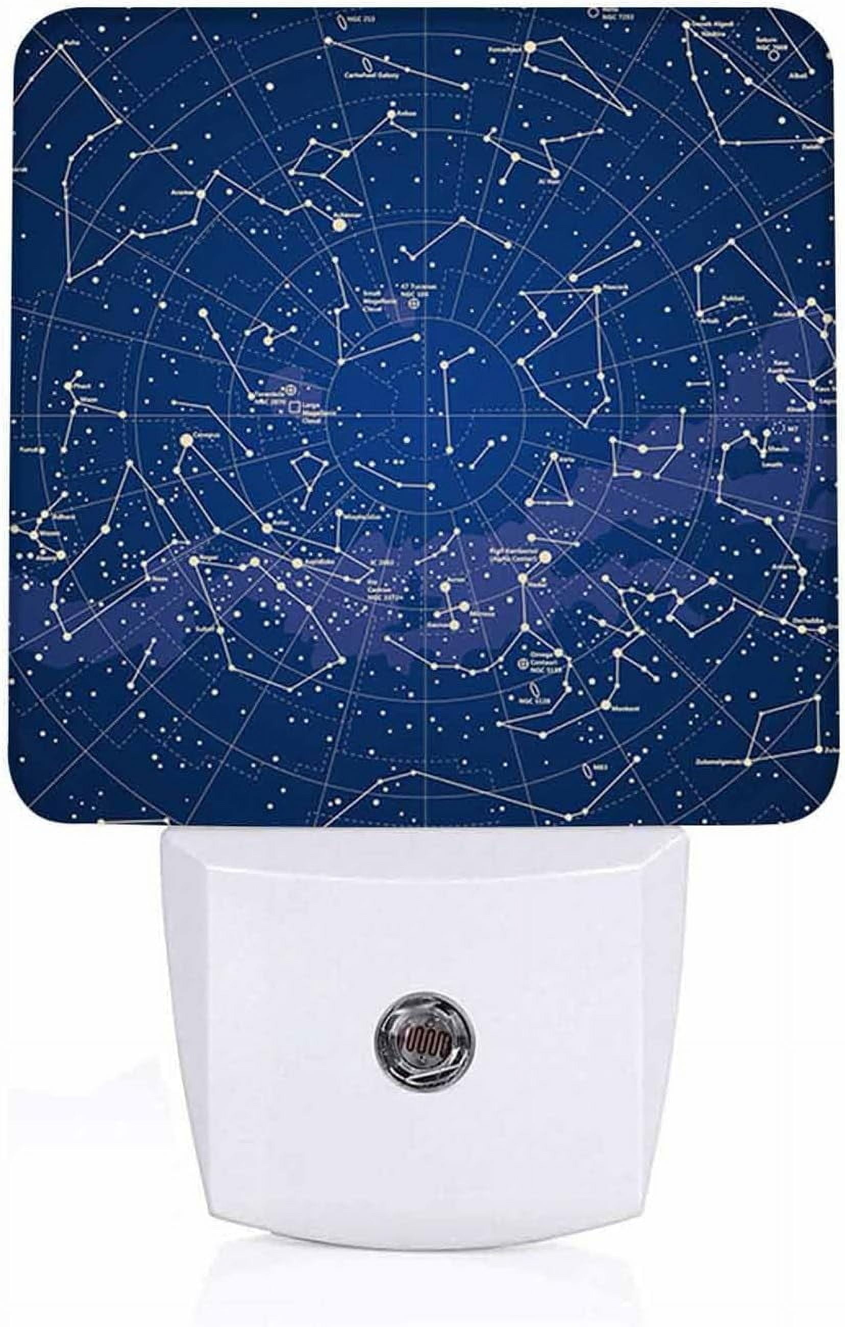 SKQIT Northern Hemisphere Sky Star Map Night Light, Dusk to Dawn Smart ...