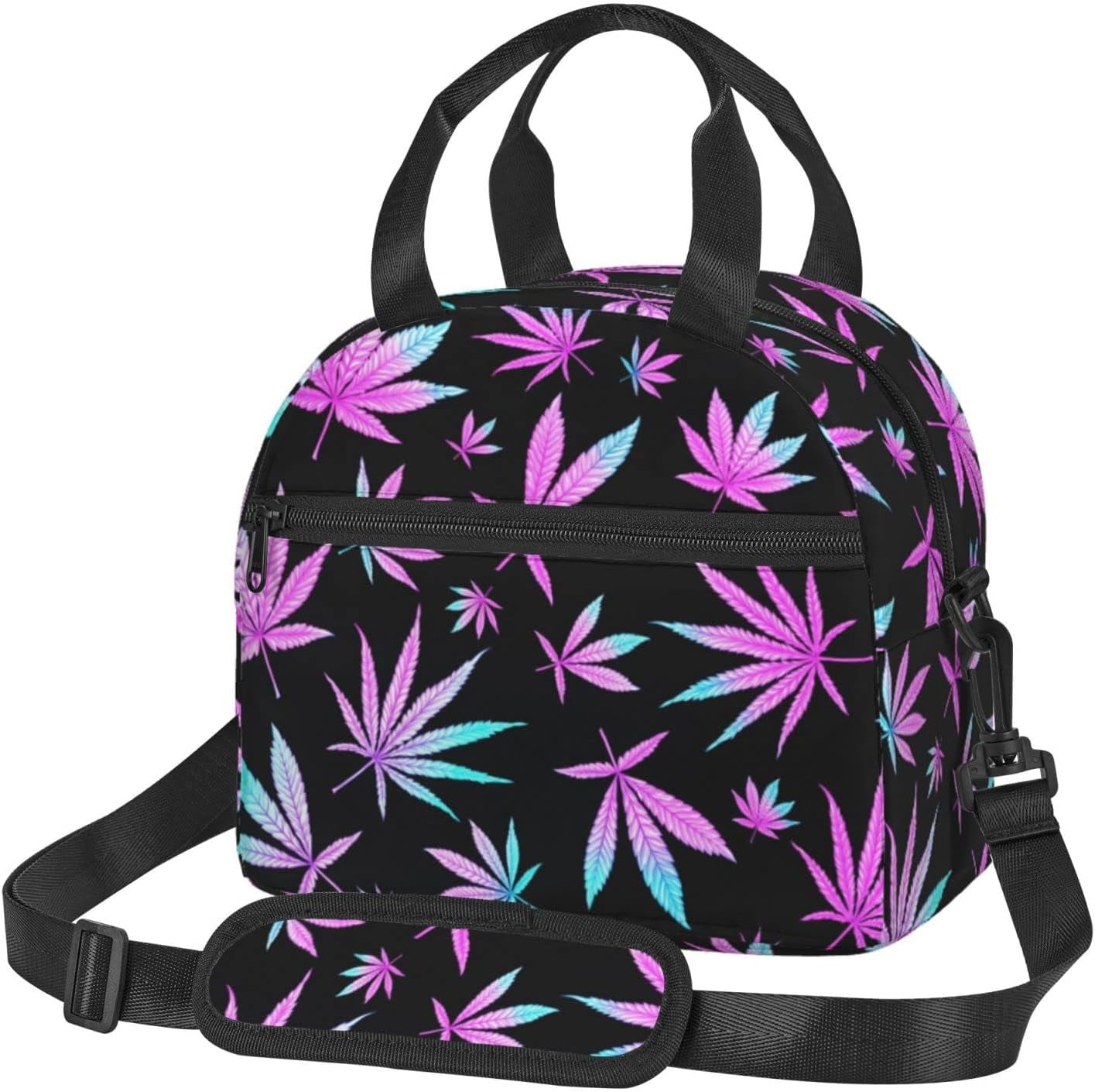 SKQIT Weed Insulated Lunch Bags for Adult, Reusable Lunch Box with ...