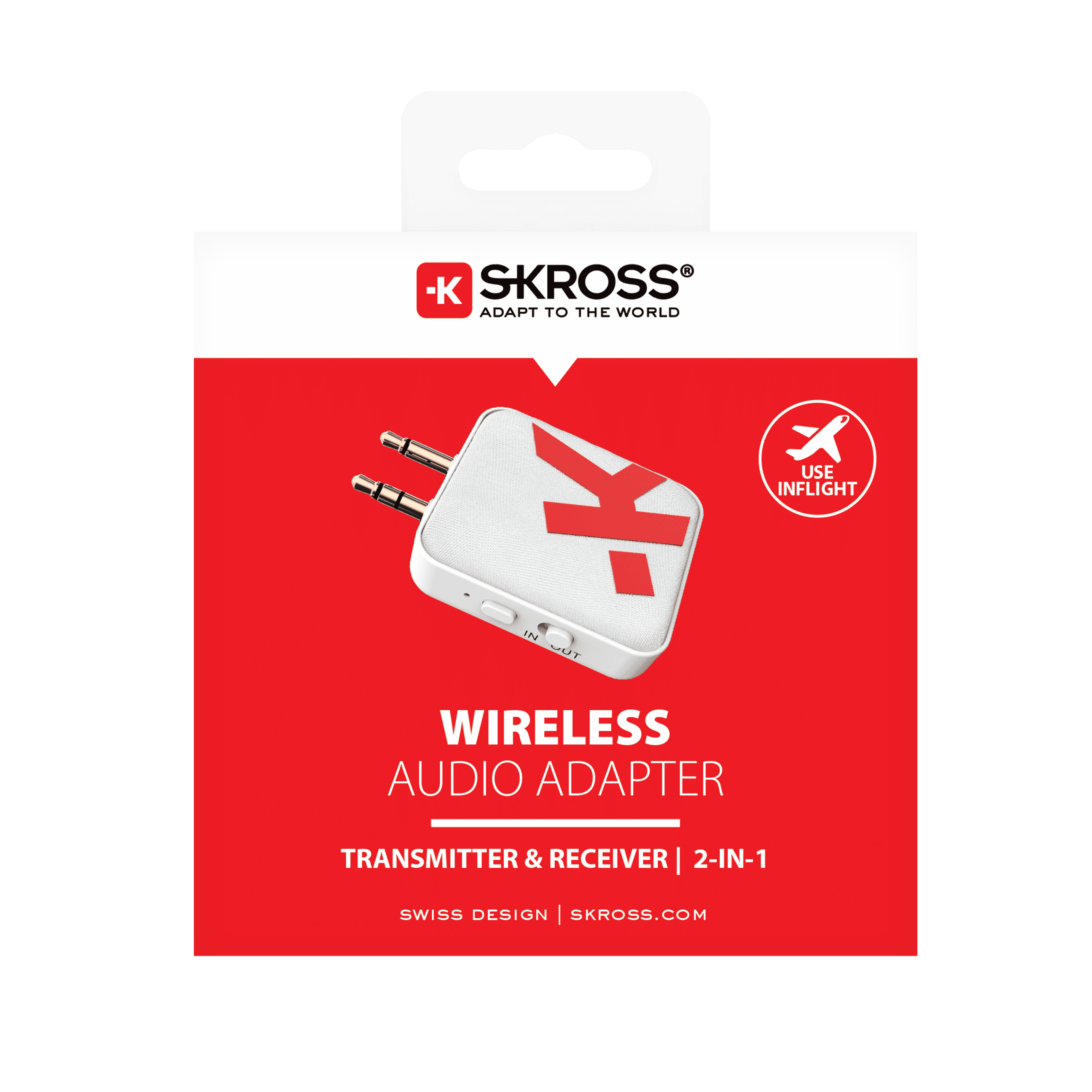 SKROSS Bluetooth Wireless Transmitter/Receiver Adapter, Single Piece ...