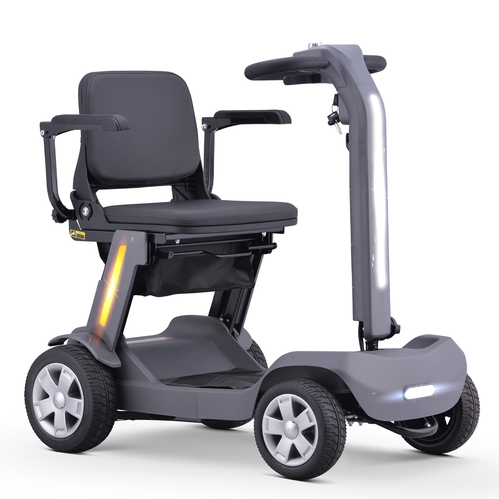 SKRT Foldable Mobility Scooter for Adults & Senior, 4 Wheels Powered ...