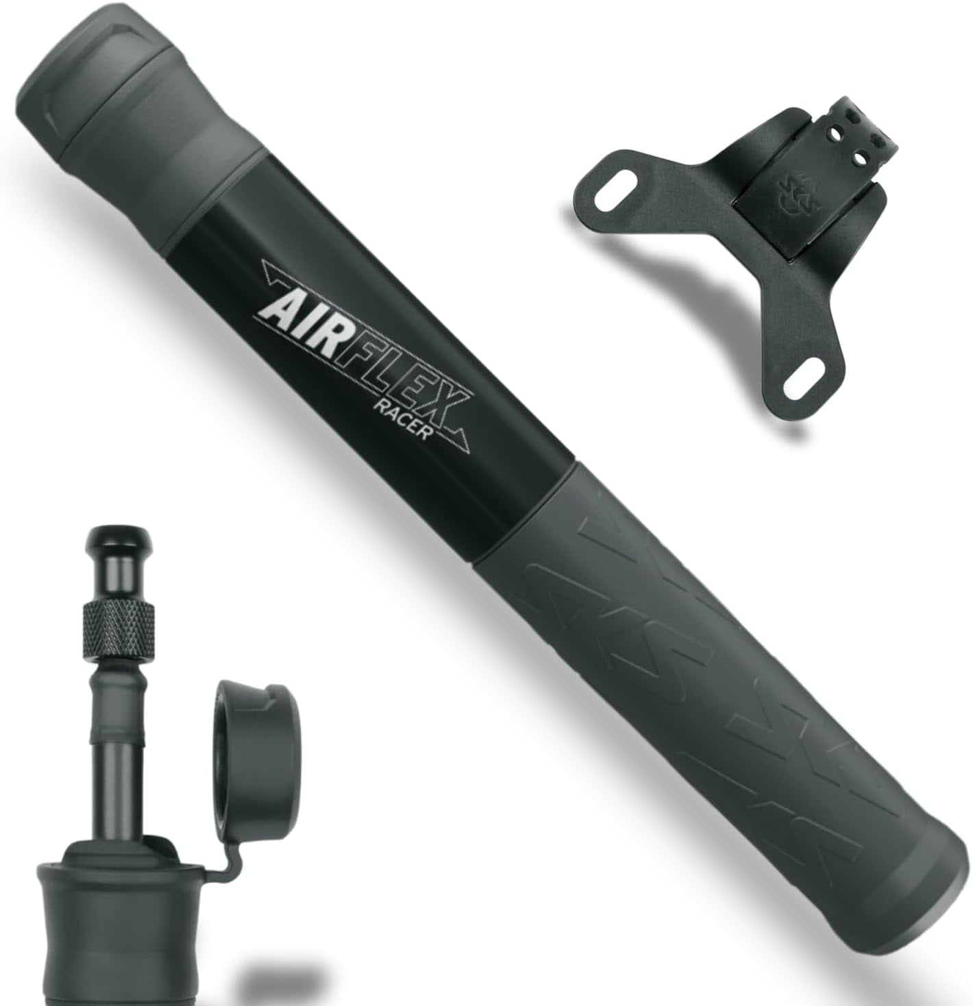 SKS Airflex Racer Bicycle Mini Pump, High Pressure, Flexible Hose ...