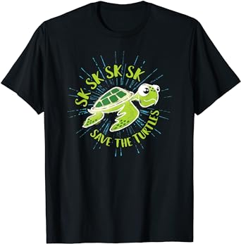 SKSKSK Save The Turtles T-Shirt - Walmart.com