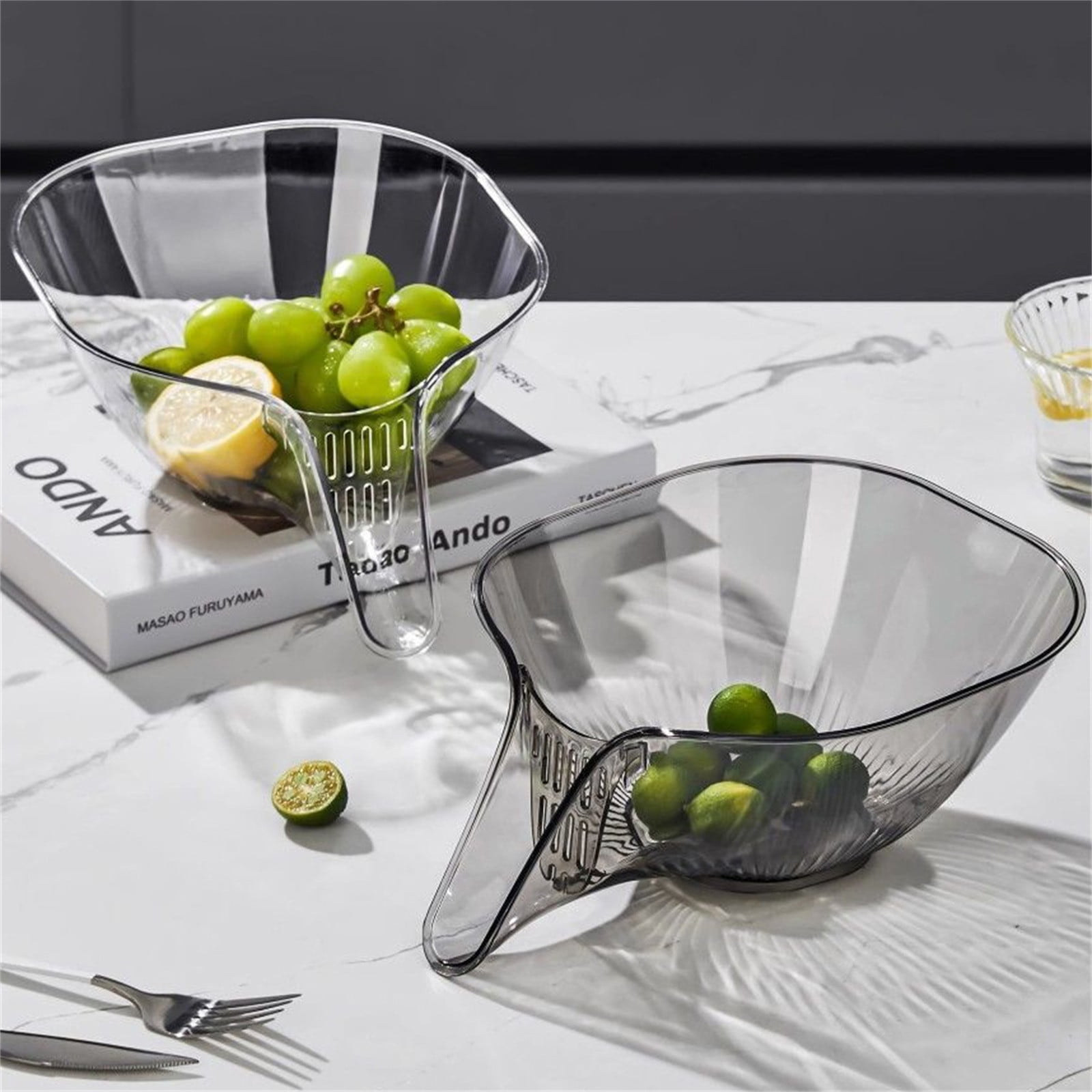 SKSloeg 2PCS Multi-Functional Drain Basket, Drain Basket Funnel for ...