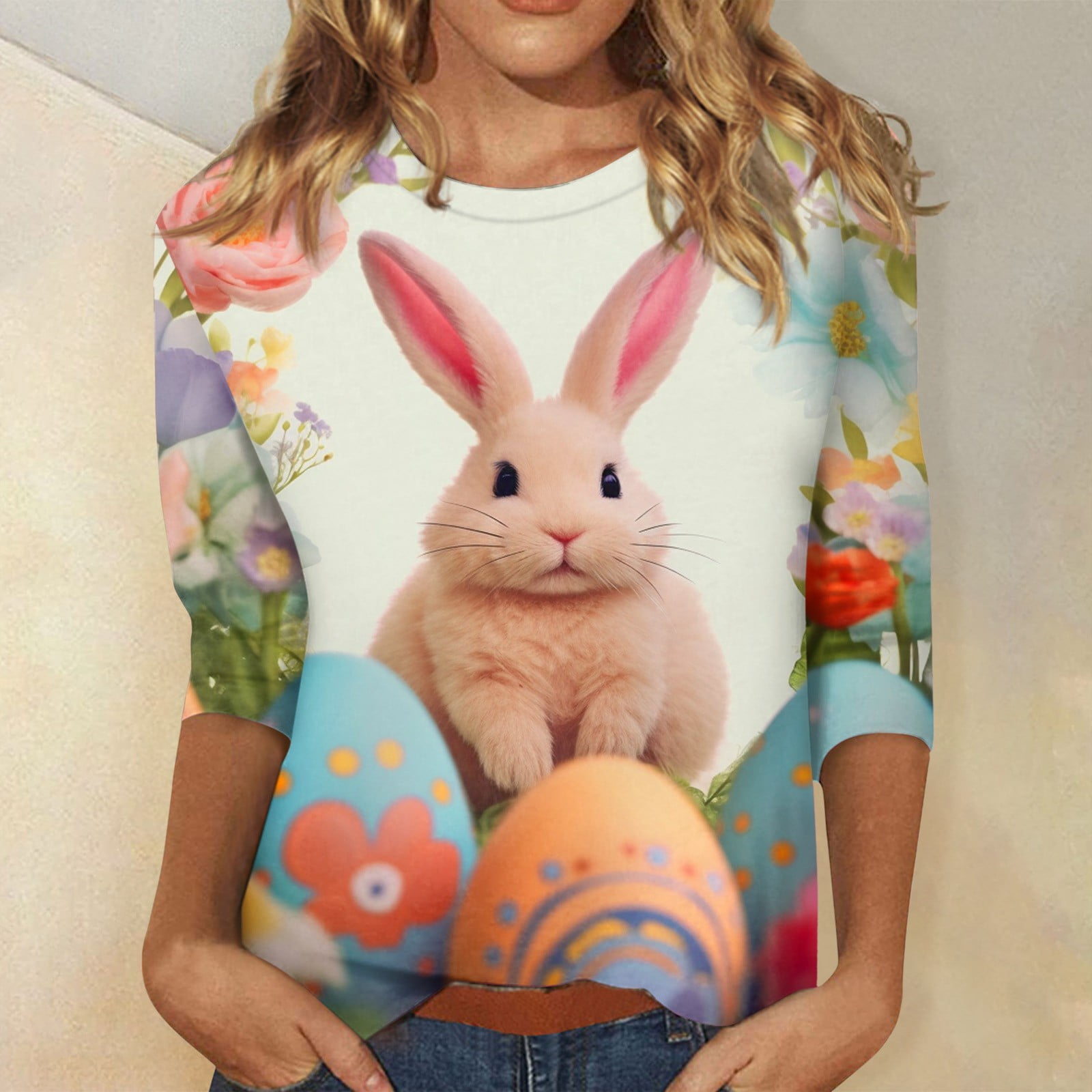 SKSloeg Happy Easter Gifts for Women Carnival Outfits Easter Bunny ...