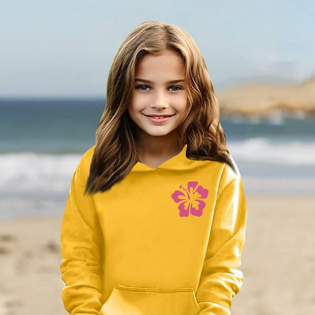 SKSloeg Hoodies Y2k Kids Girls Clearance Cute Cartoon Letter Print Kids ...