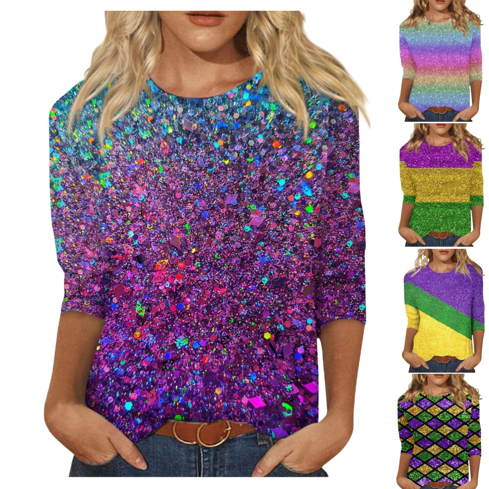 SKSloeg Sequin Dress for Women Party Night Mardi Gras Carnival Parade ...