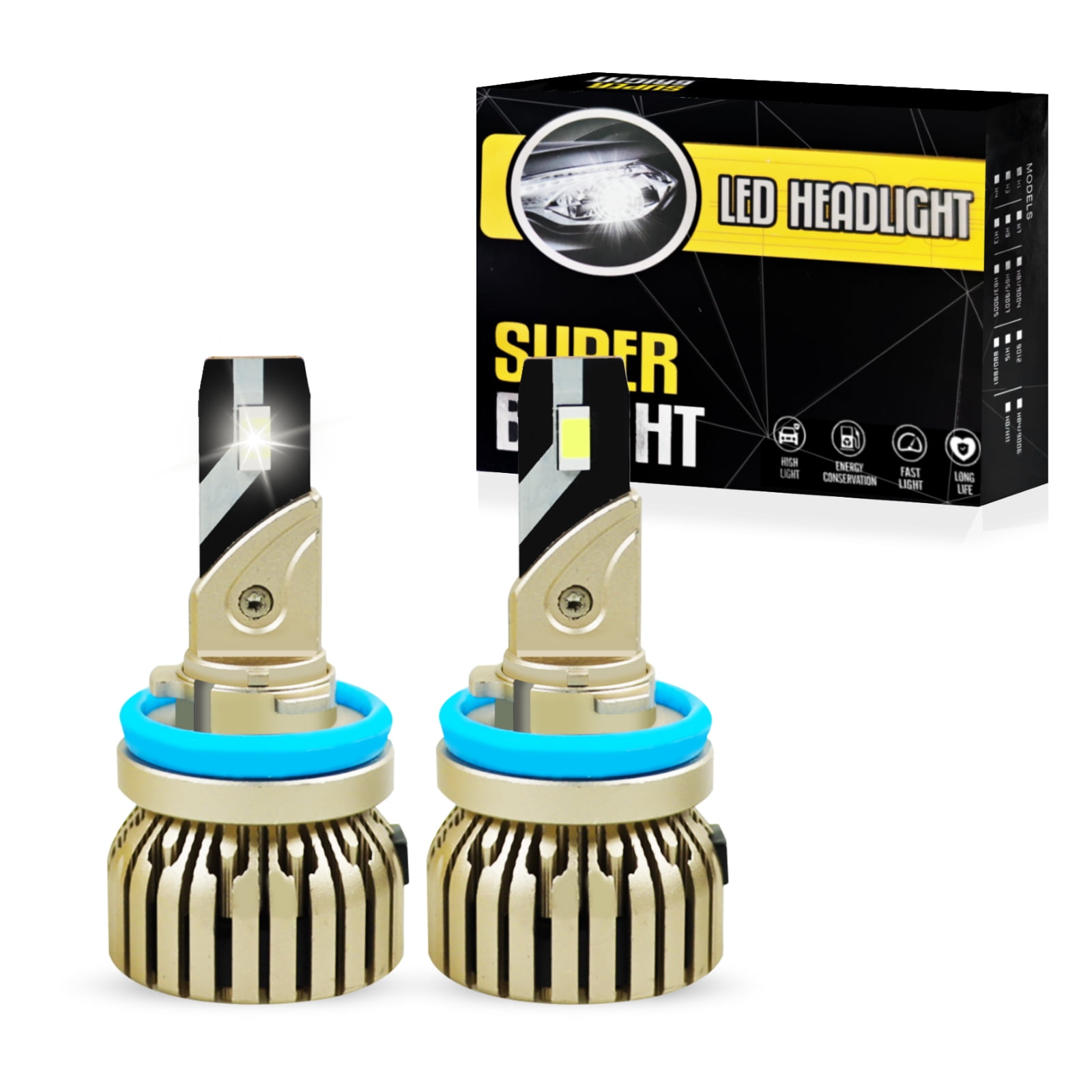 SKTMH H11 Headlight Bulb High Performance LED Headlight Bulb H11 Light ...