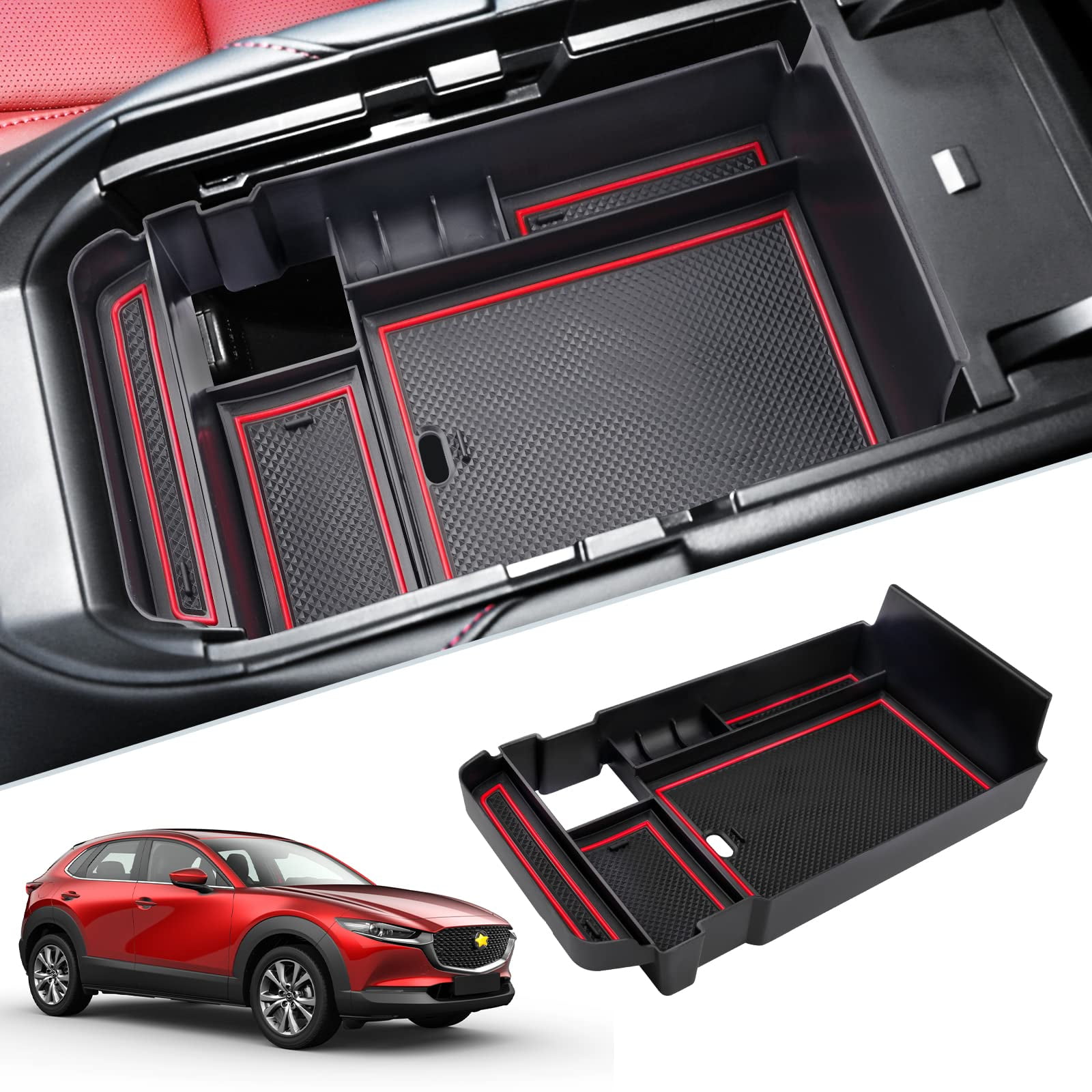 SKTU for 2020 2021 2022 2023 2024 Mazda CX-30 Center Console Organizer ...