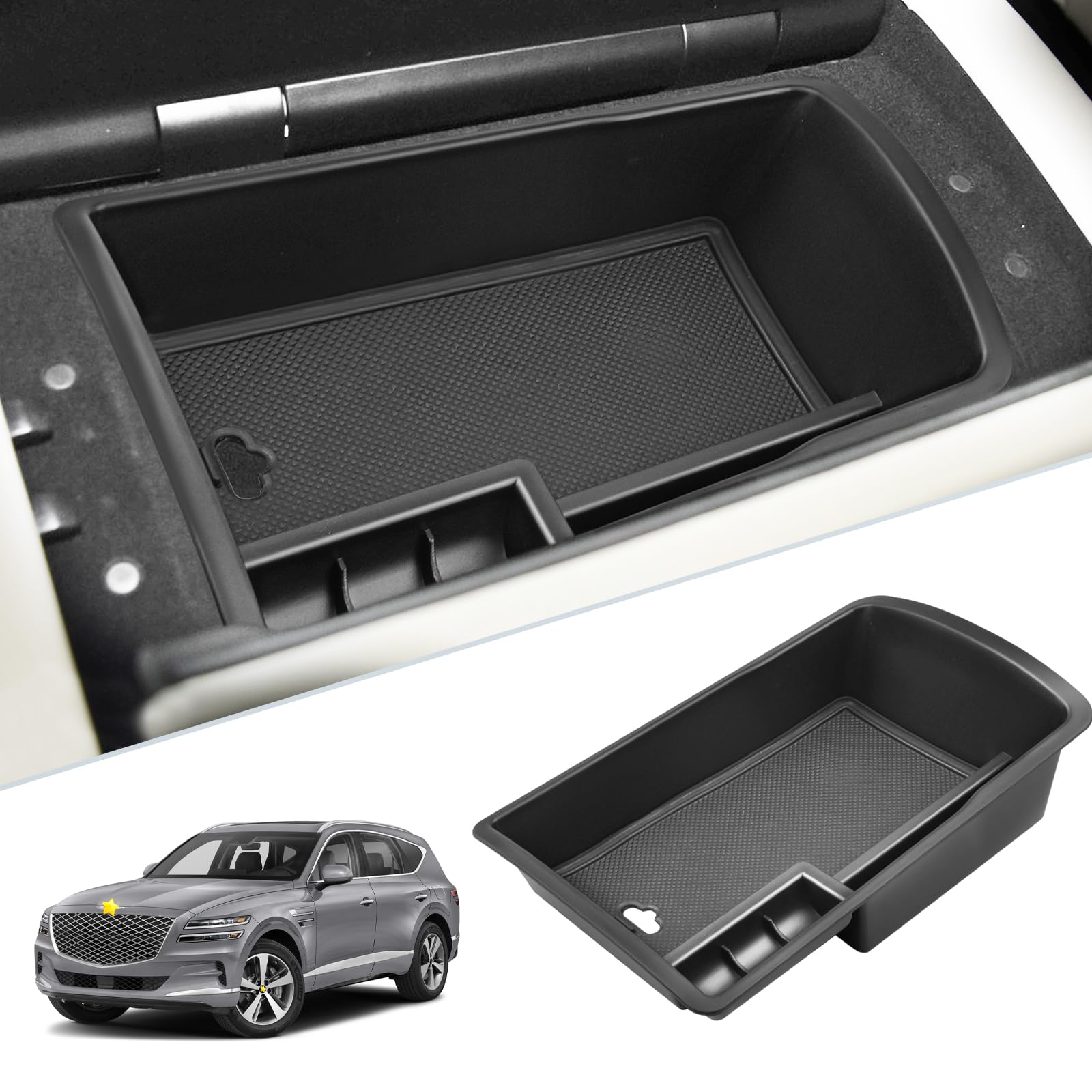 SKTU (Update) 2021 2022 2023 2024 Genesis GV80 Console Organizer ...