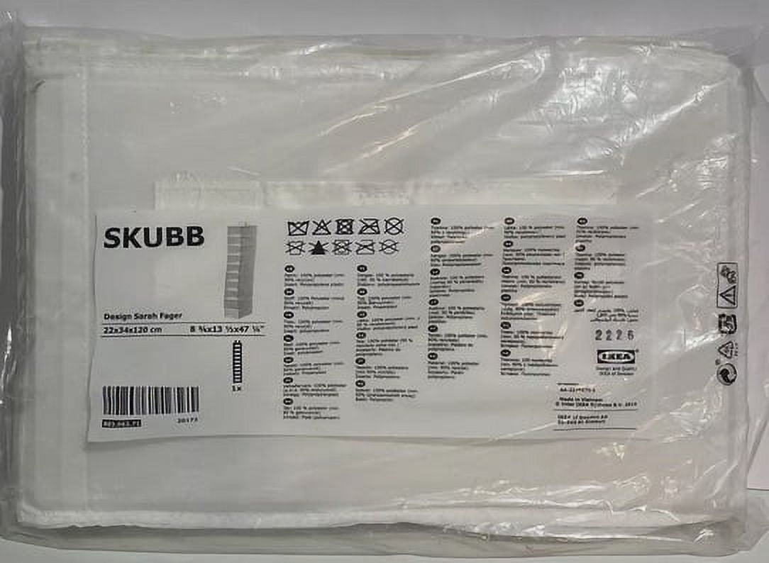 SKUBB Wardrobe Hanging Storage Organizer Clothes Shoes With 9 ...